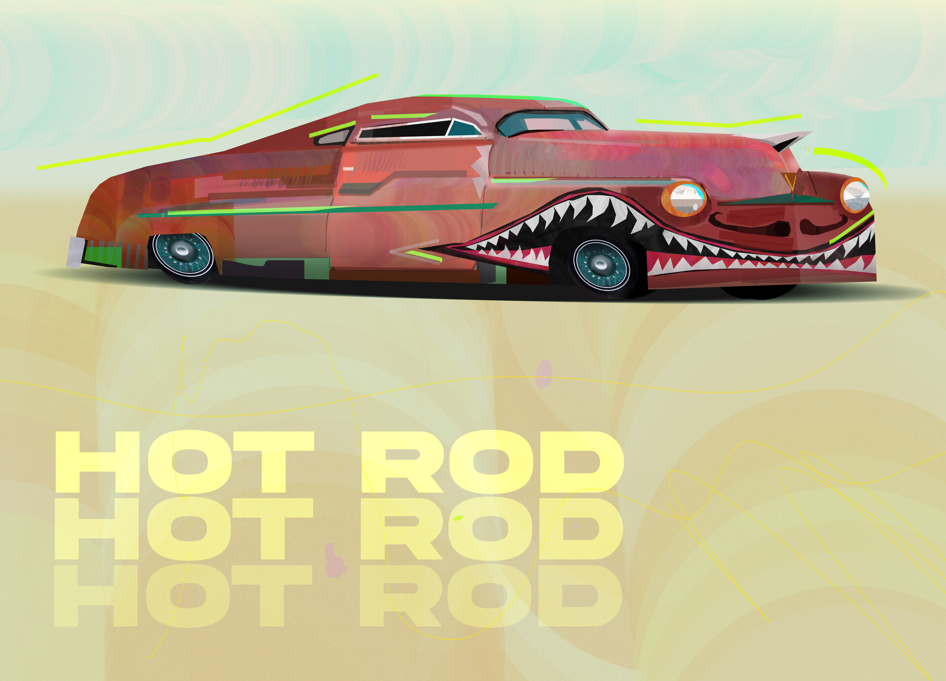ArtStation - Hot rod