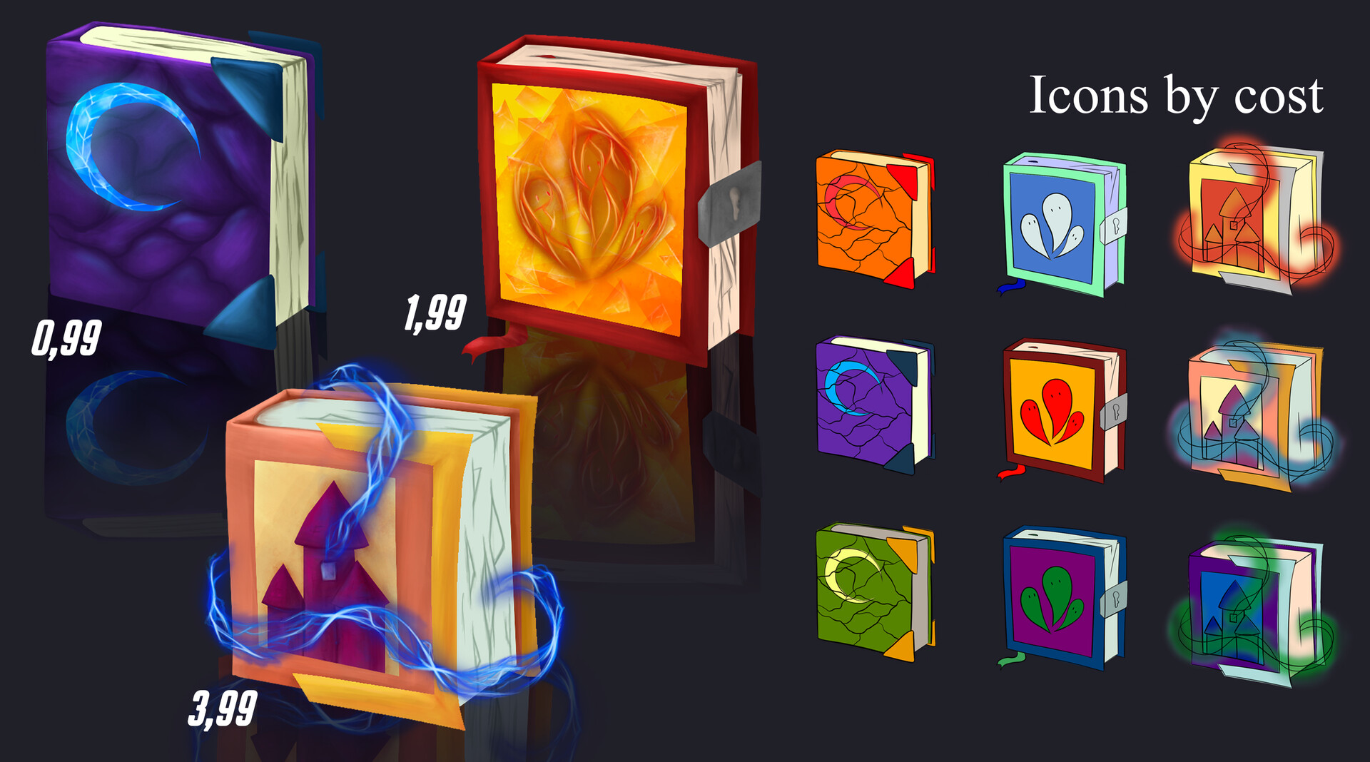 ArtStation - Icons by cost