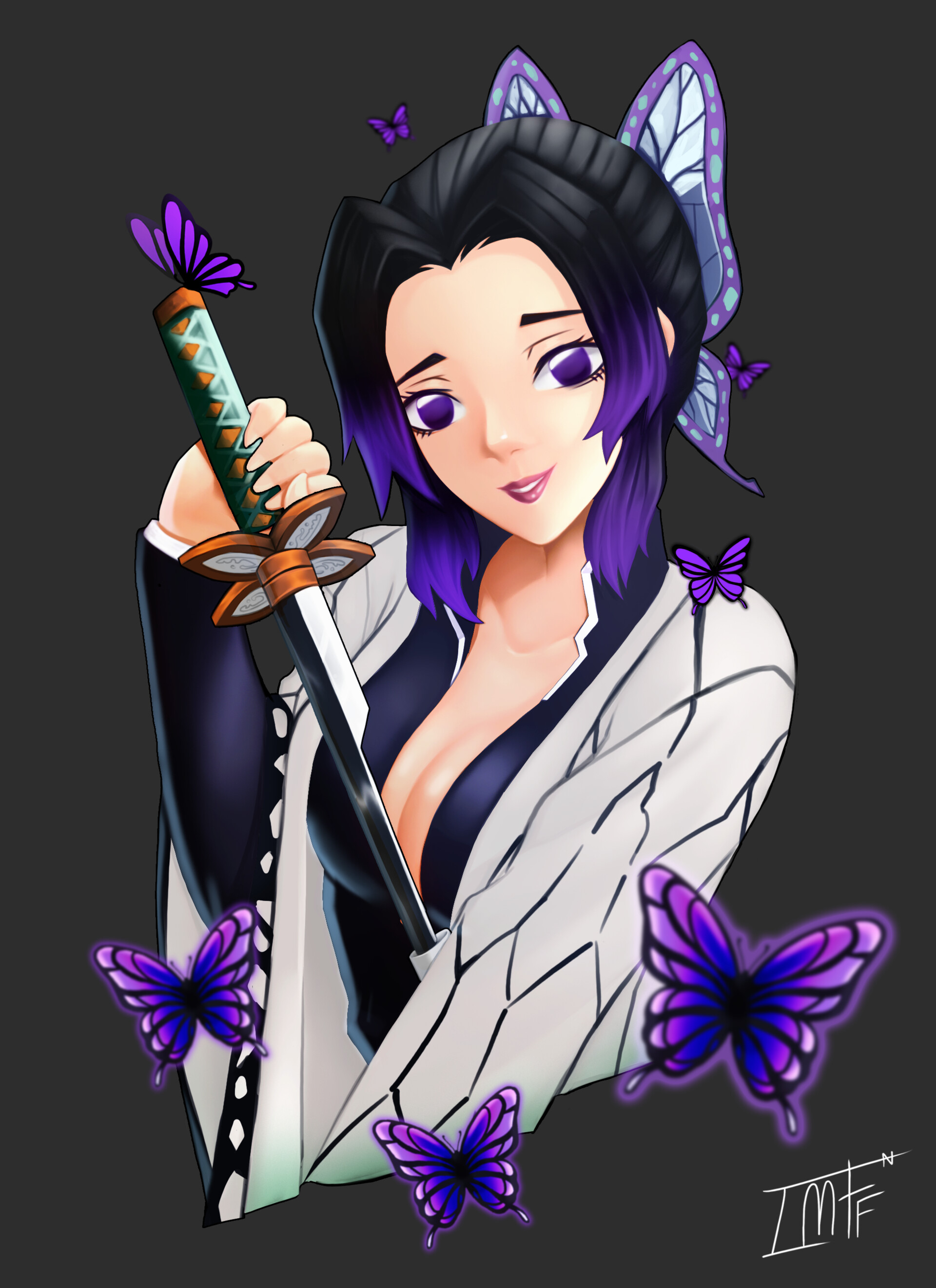 Artstation Shinobu Kocho Fanart