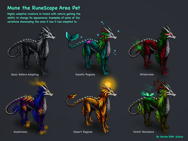 Serina SLP - "Suizzy" - Mune the Area Pet - Concept
