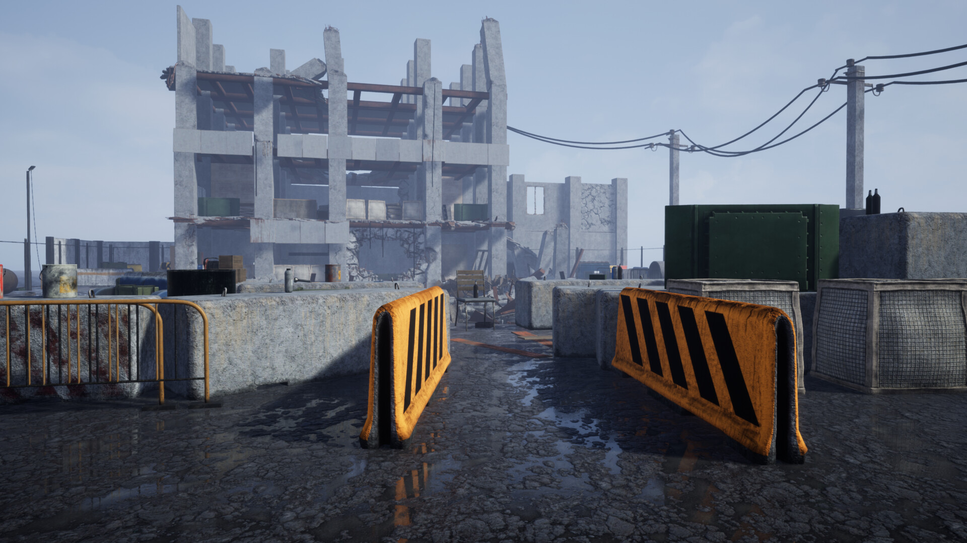 ArtStation - Destroyed building