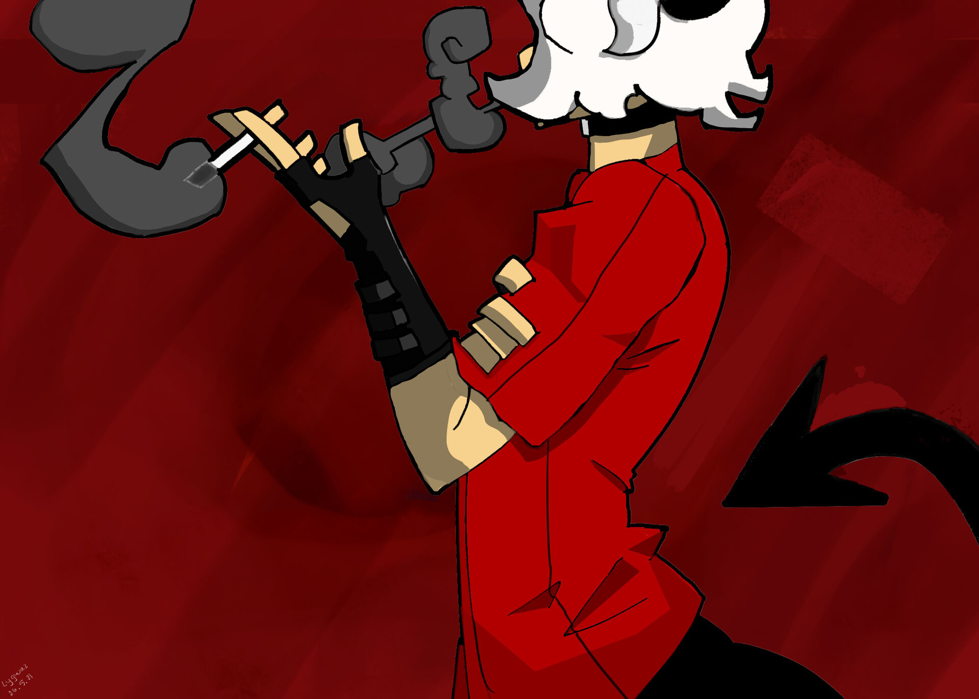 ArtStation - Zdrada of Helltaker.