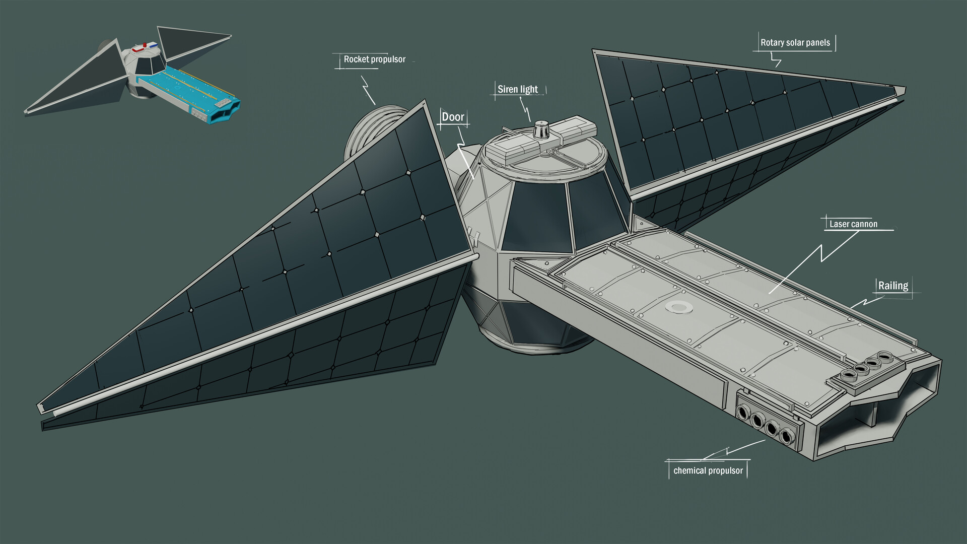 ArtStation - space police car