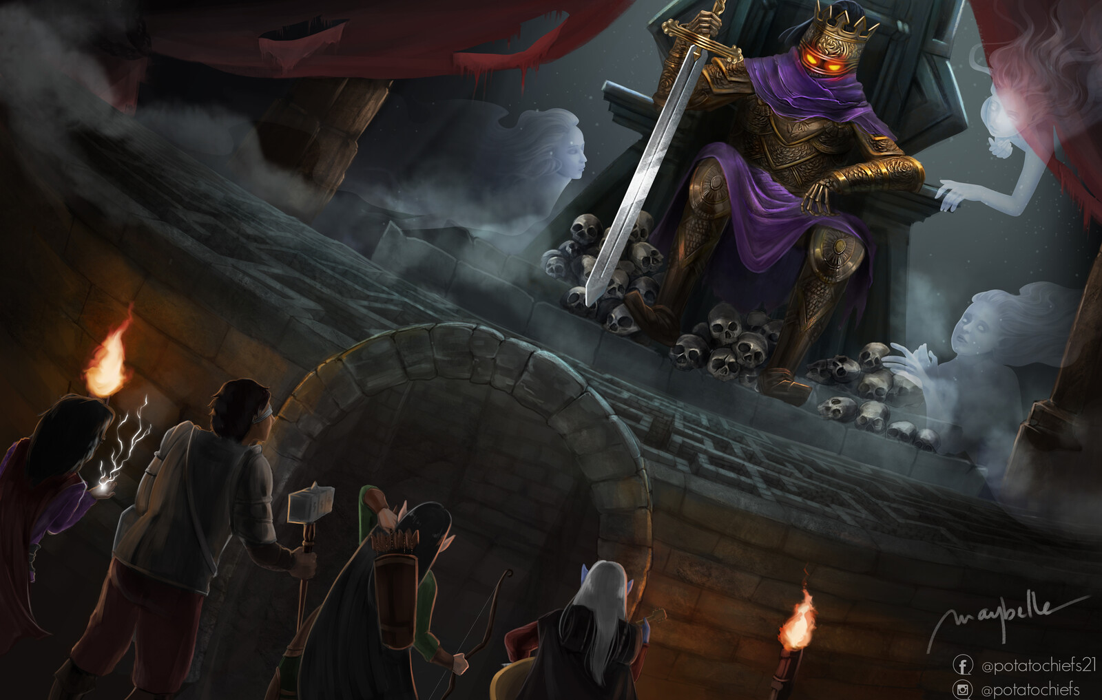 Maybelle DC - Lord Soth (commissioned artwork)