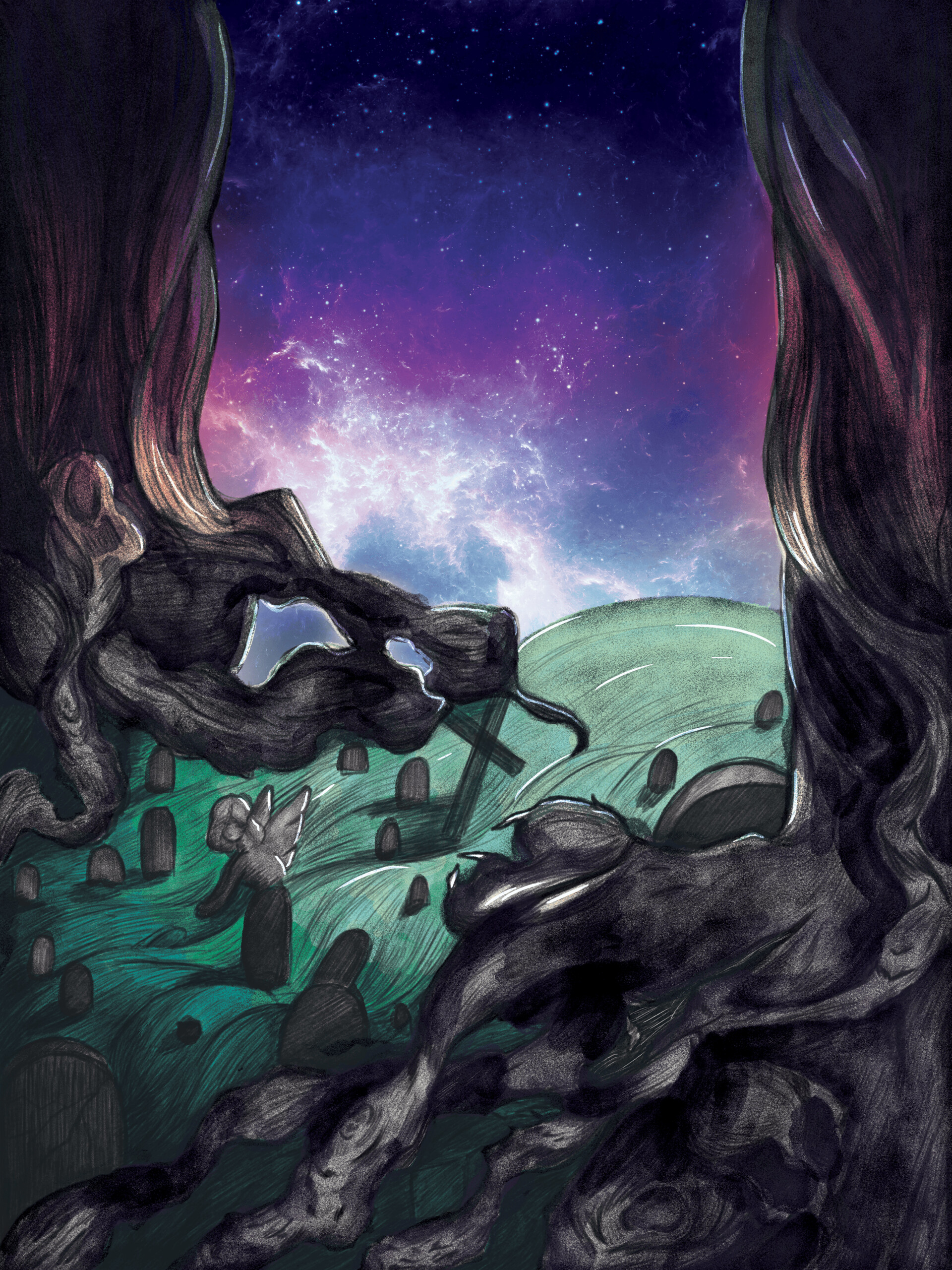 ArtStation - Dark Landscape