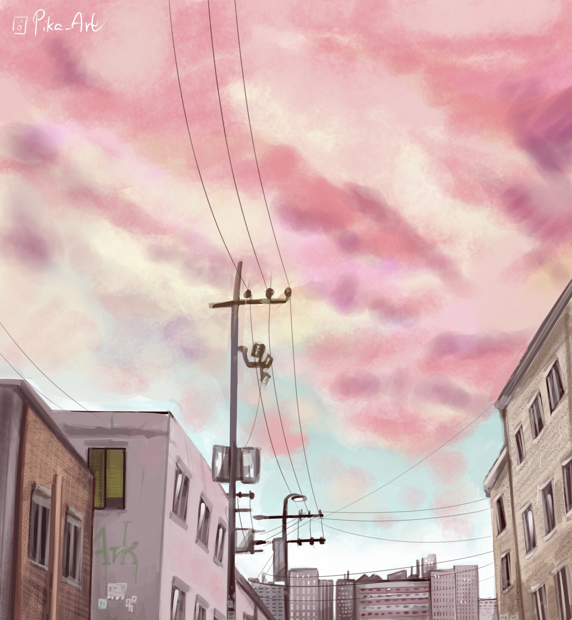 ArtStation - Pink sky
