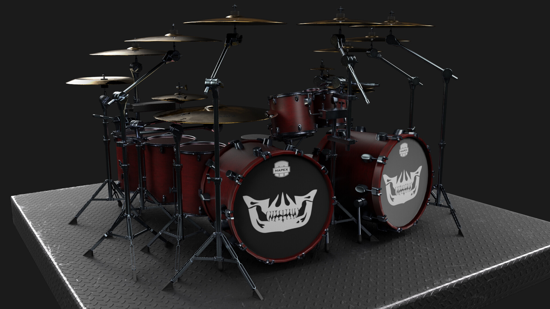 ArtStation - Drum Set - Remastered
