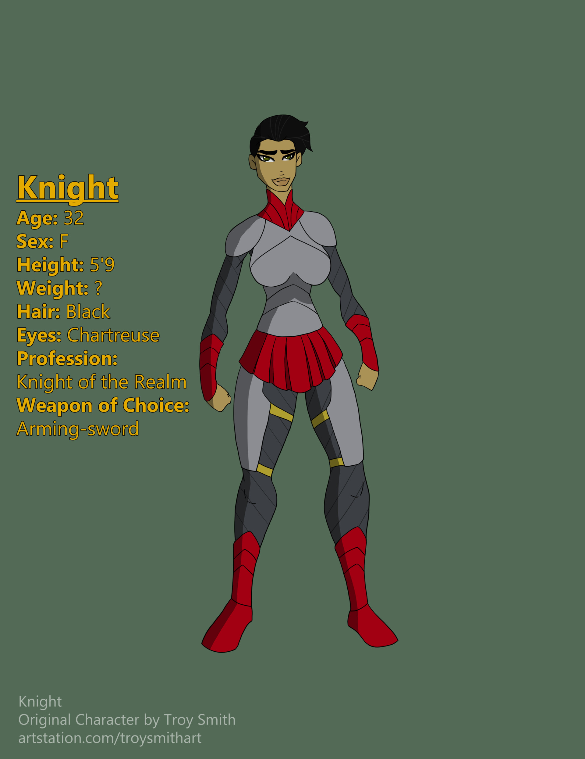 Troy Smith - Knight (Original Character)