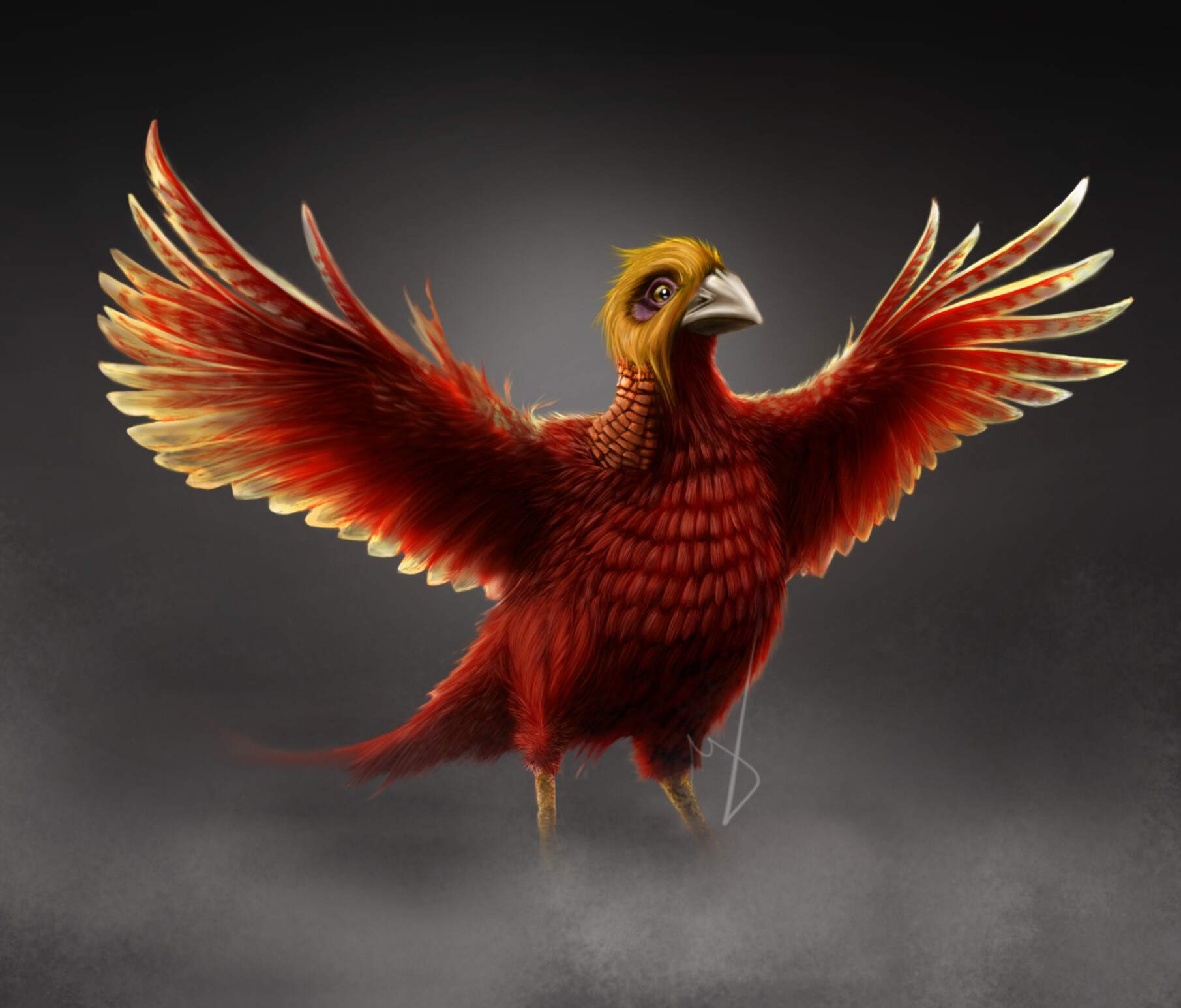ArtStation - Vermilion Bird - Four Symbols