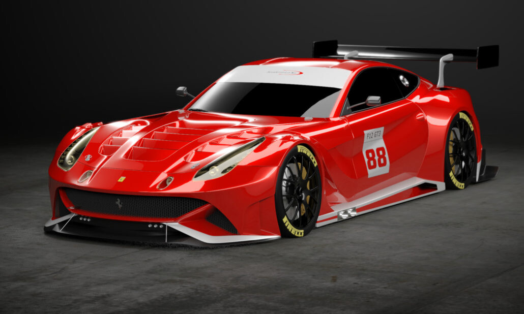 ArtStation - Ferrari F12 GT3 concept