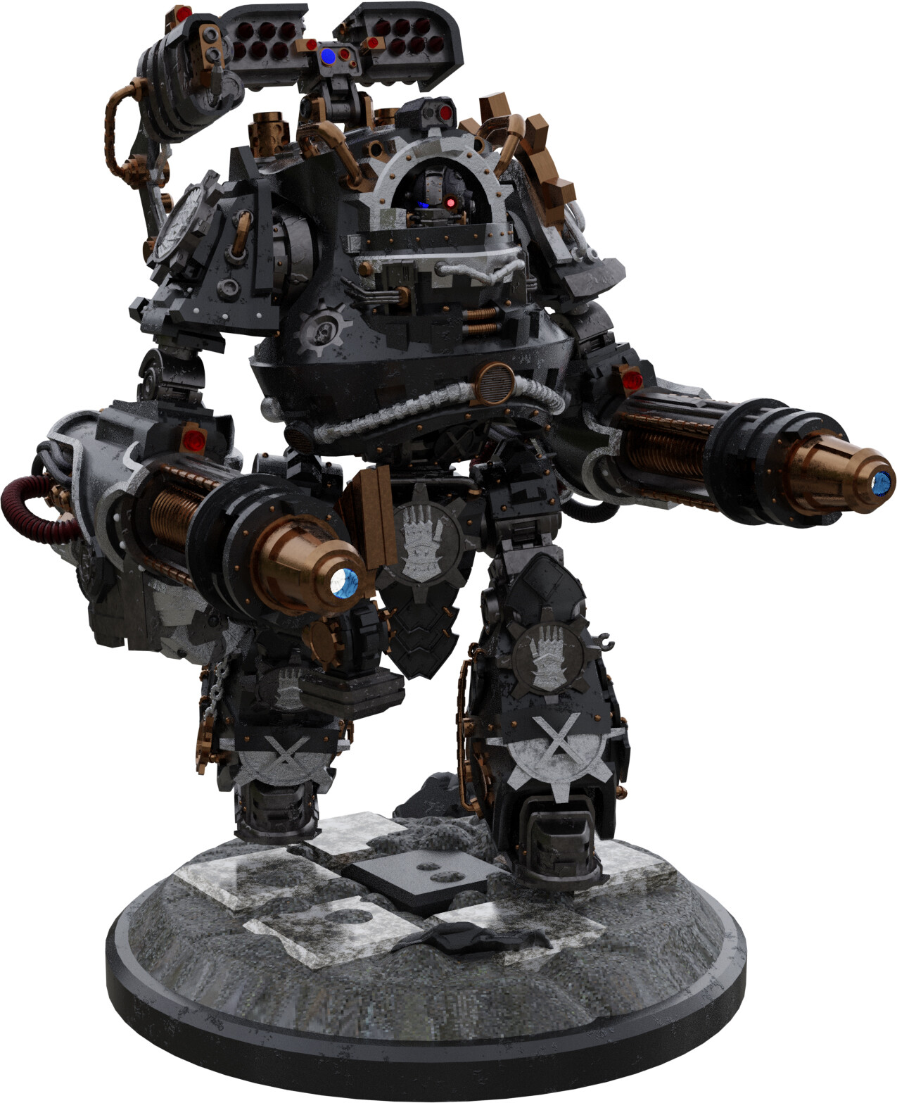Nabeel - Primarch Inspired Dreadnought - Iron Hands