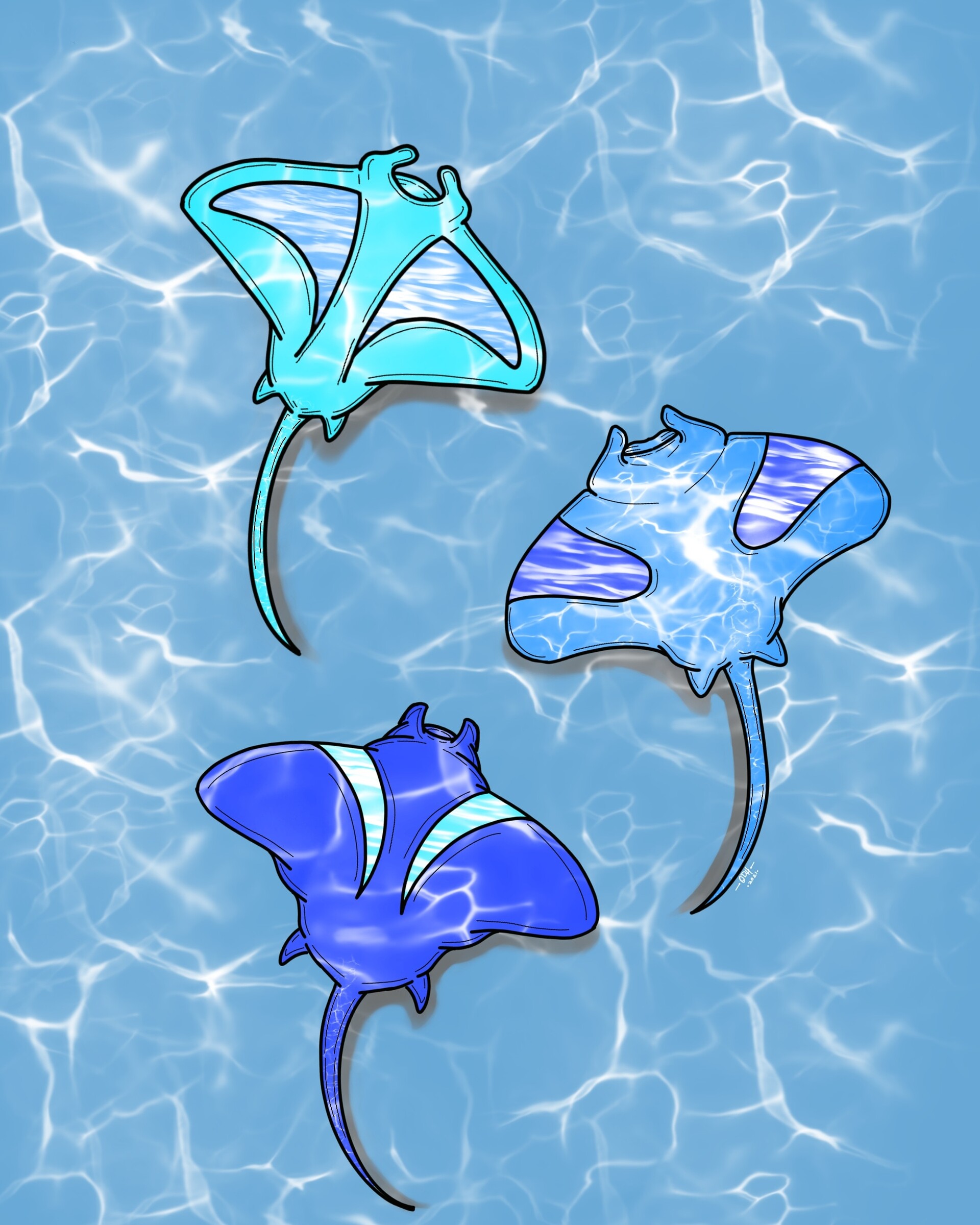 ArtStation - Manta ray design