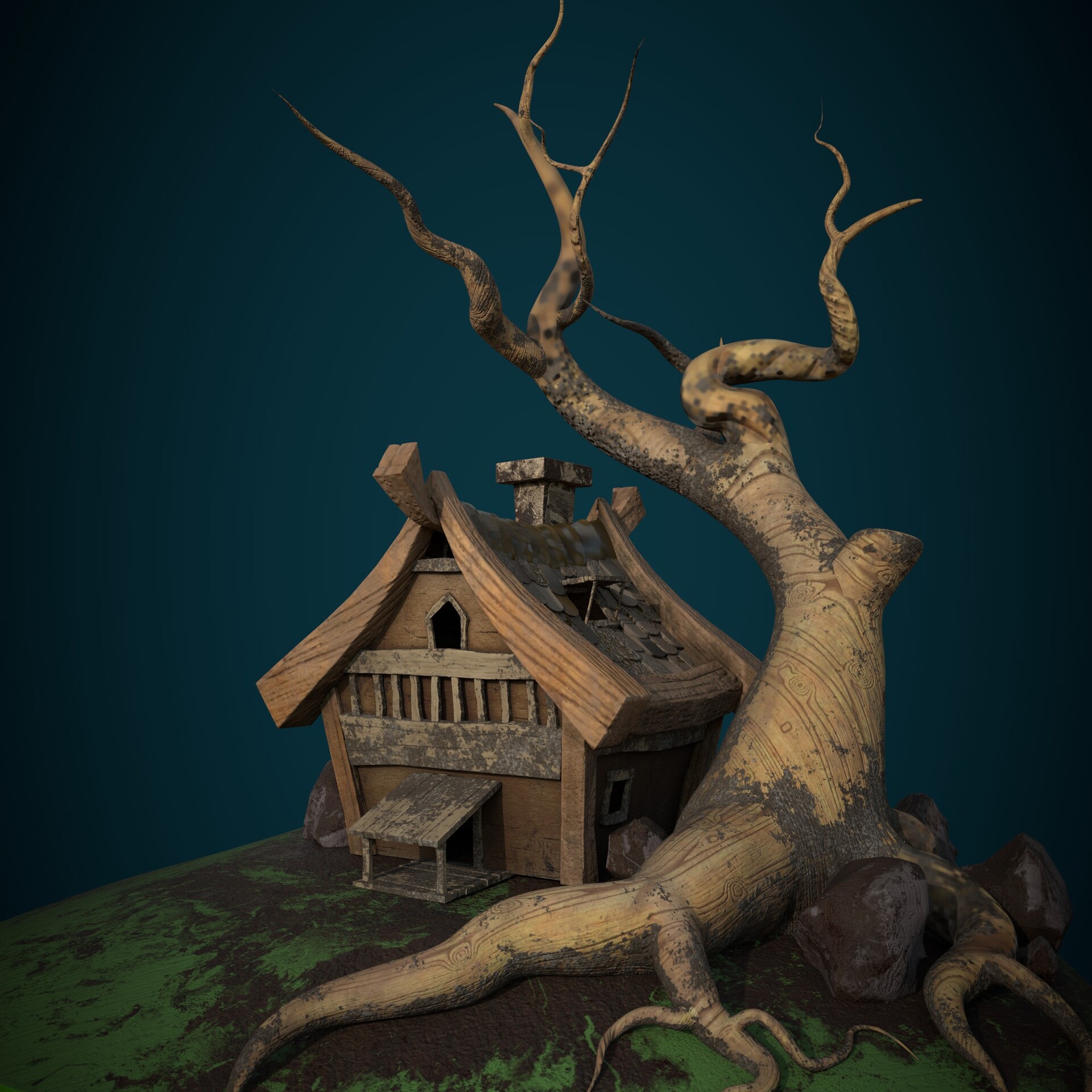 ArtStation - HUT modeling