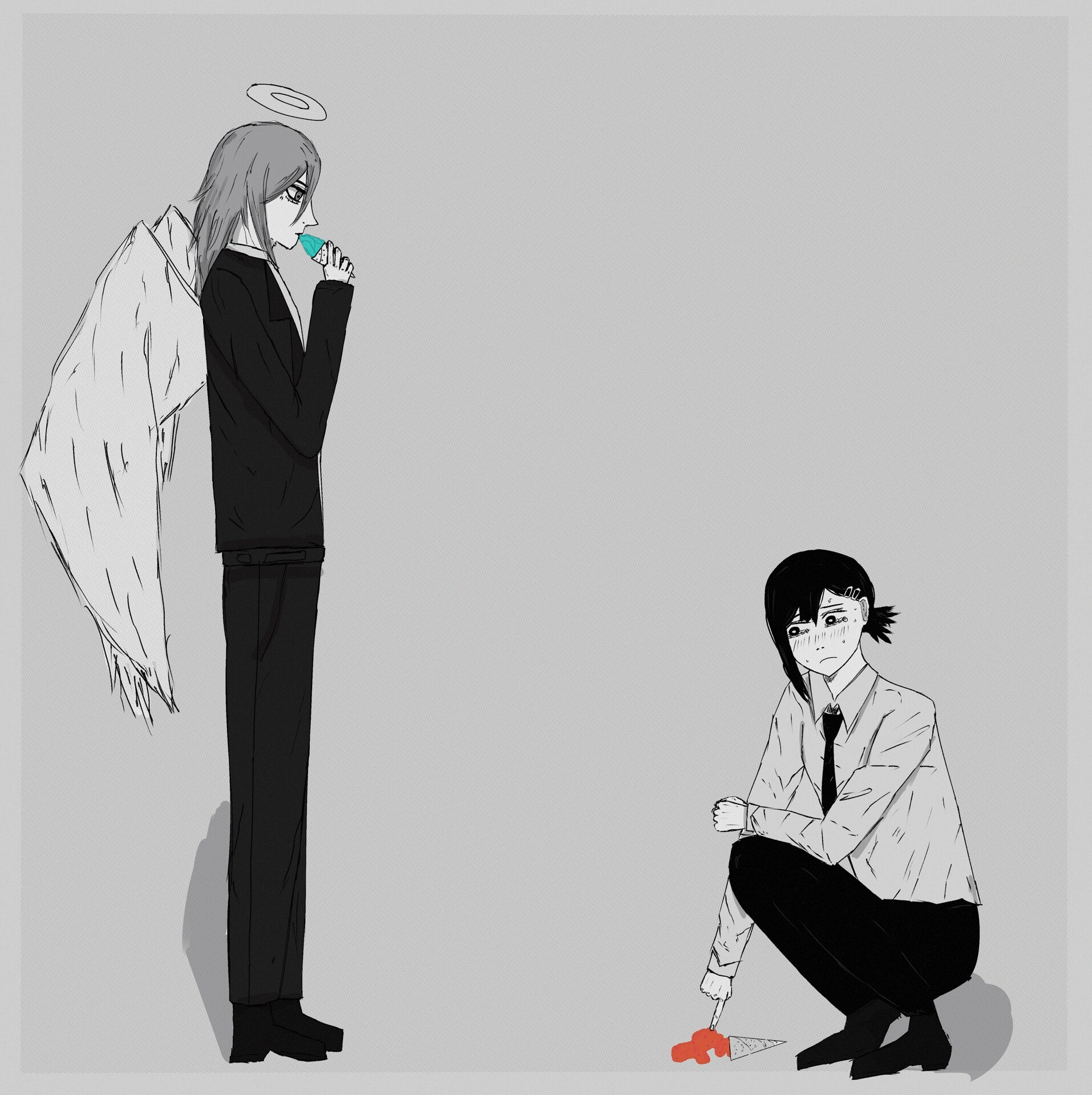 ArtStation - Angel Devil and kobeni-san