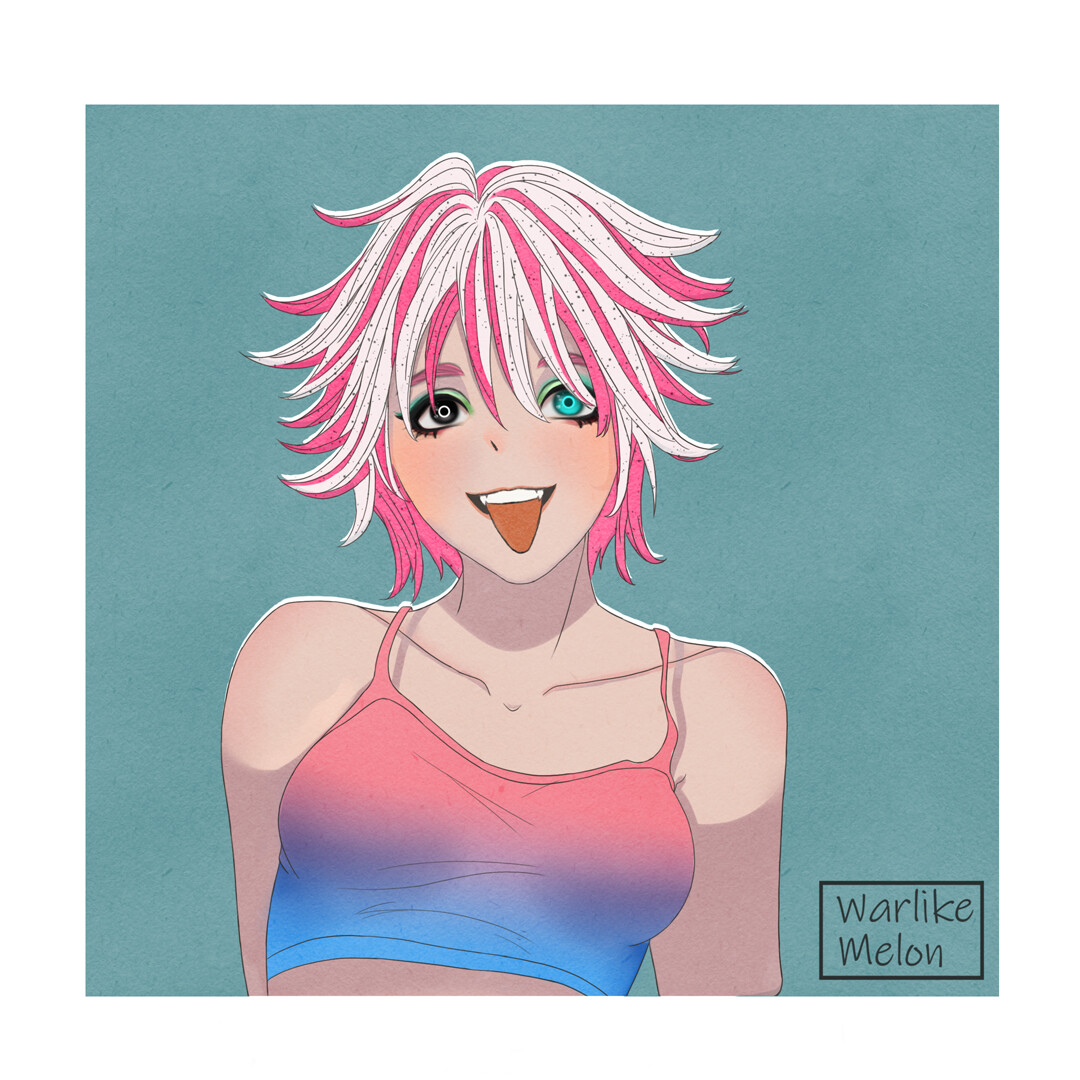 ArtStation - Girl Dragon Fruit (Pitaya).Humanization