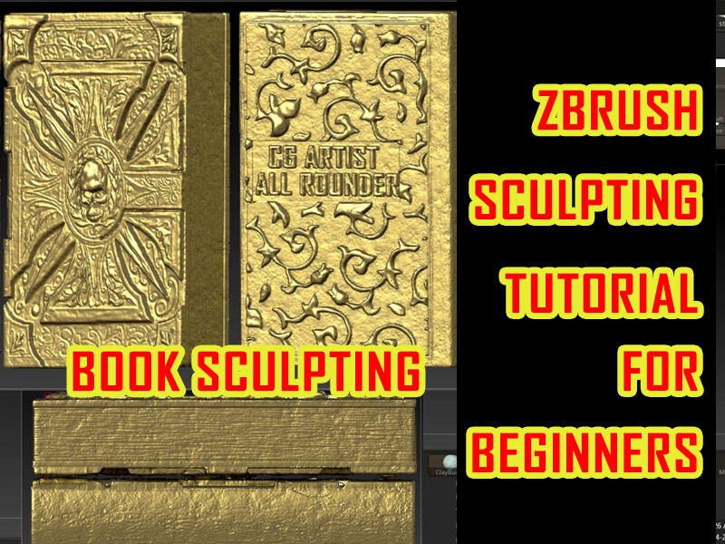 ArtStation - zbrush tutorial for beginners | book sculpting in zbrush ...