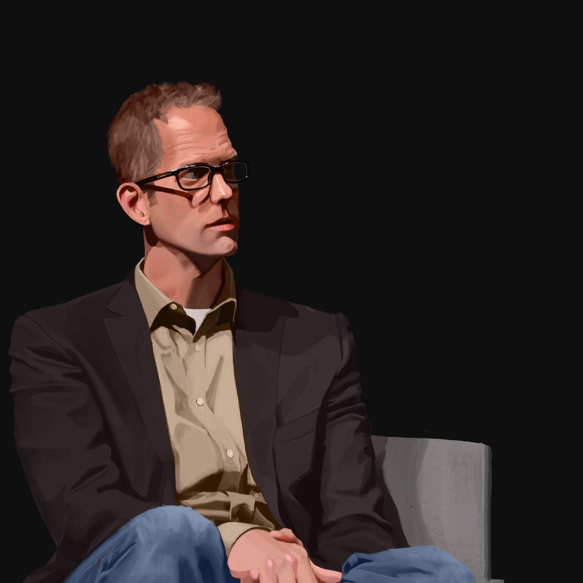 ArtStation - Pete Docter Portrait