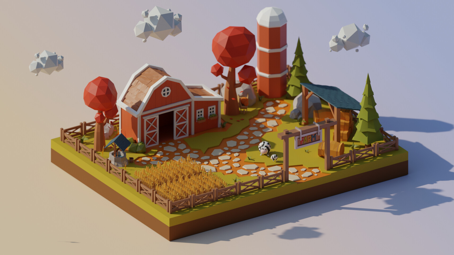 ArtStation - Happy farm