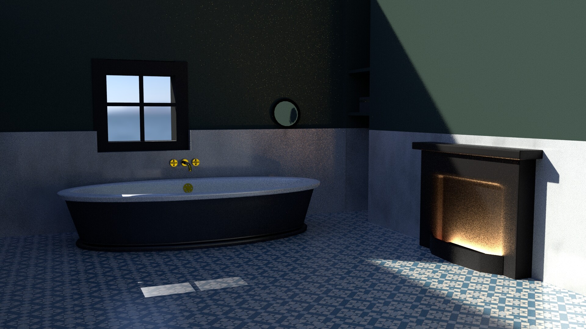 ArtStation - Bathroom Scene