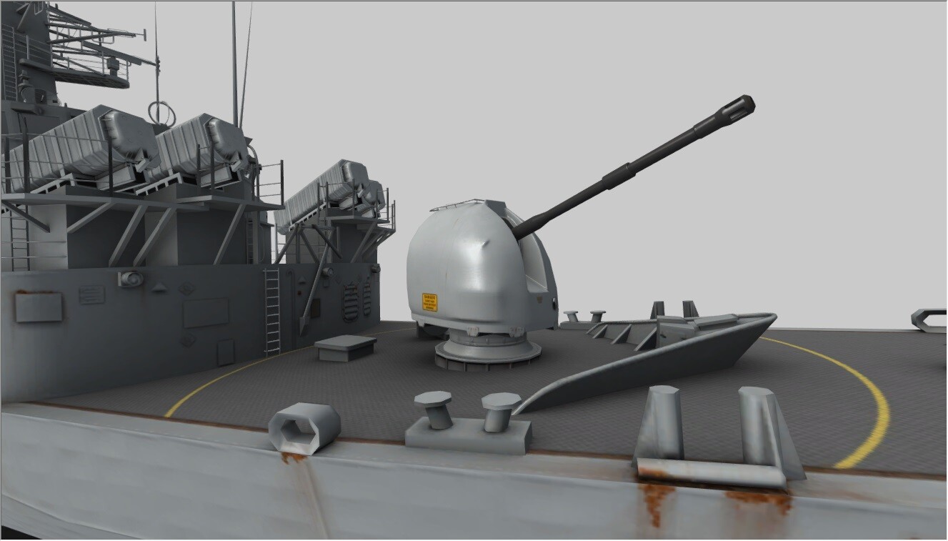 Edmund Fovargue - Vickers 4.5" Mk. 8 Naval Gun (Type 21 System - 2021)
