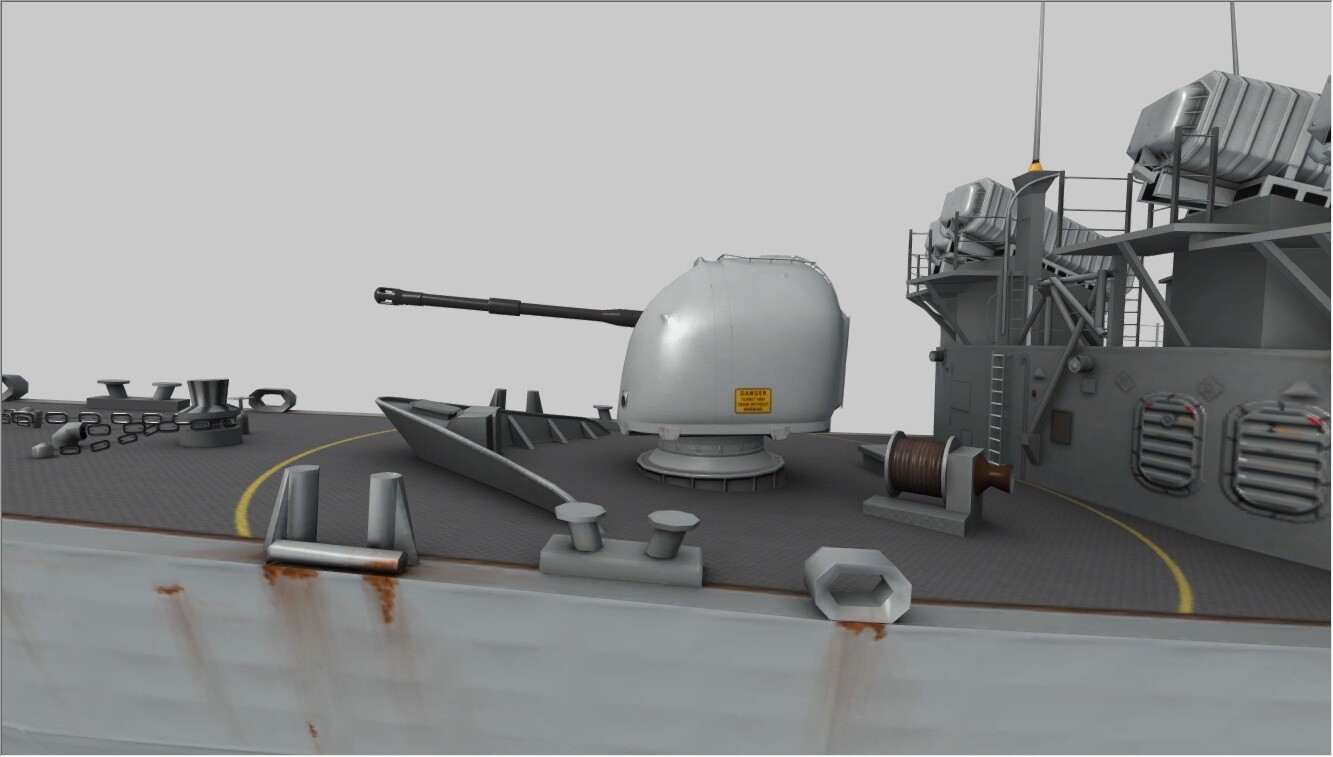 Edmund Fovargue - Vickers 4.5" Mk. 8 Naval Gun (Type 21 System - 2021)