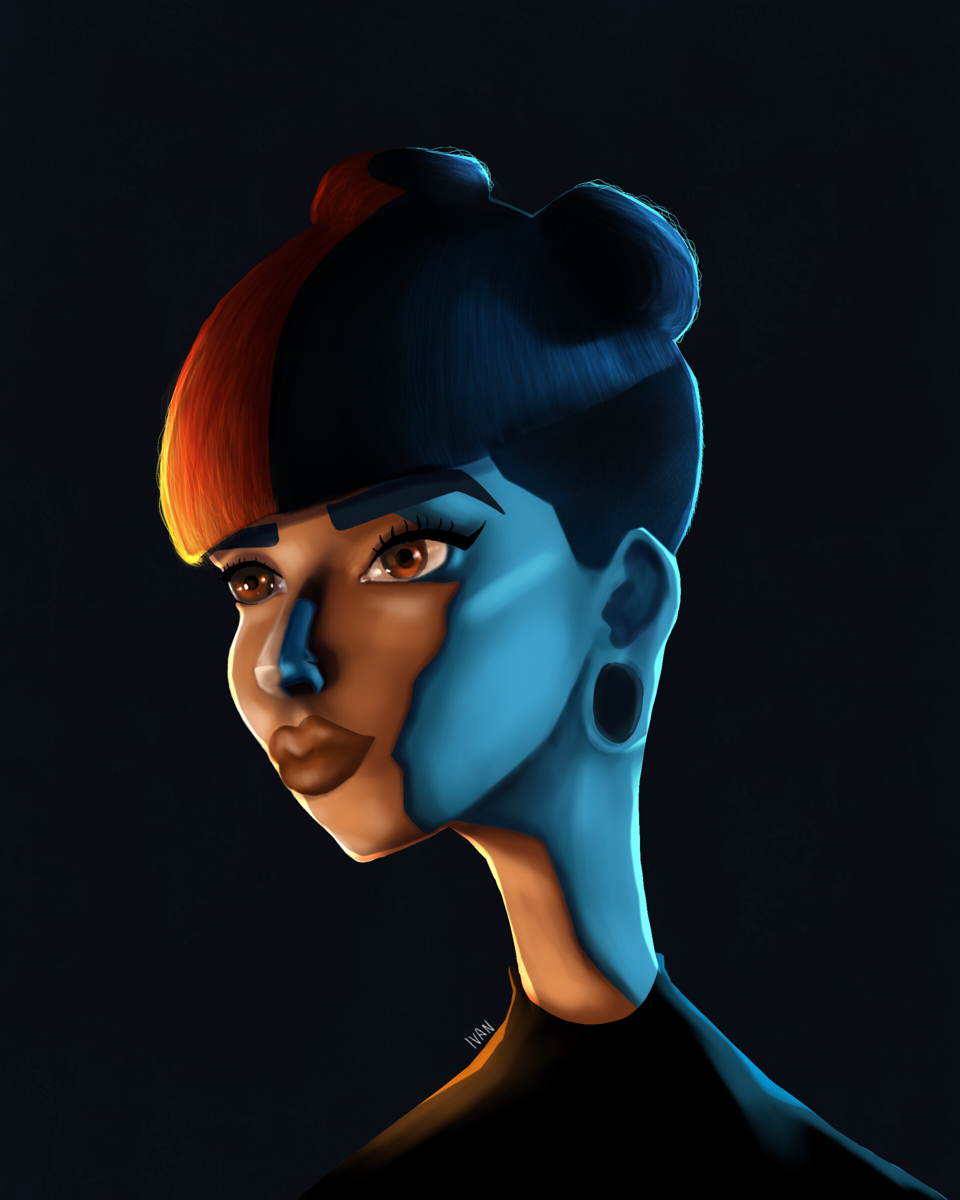 ArtStation - Character and illumination study