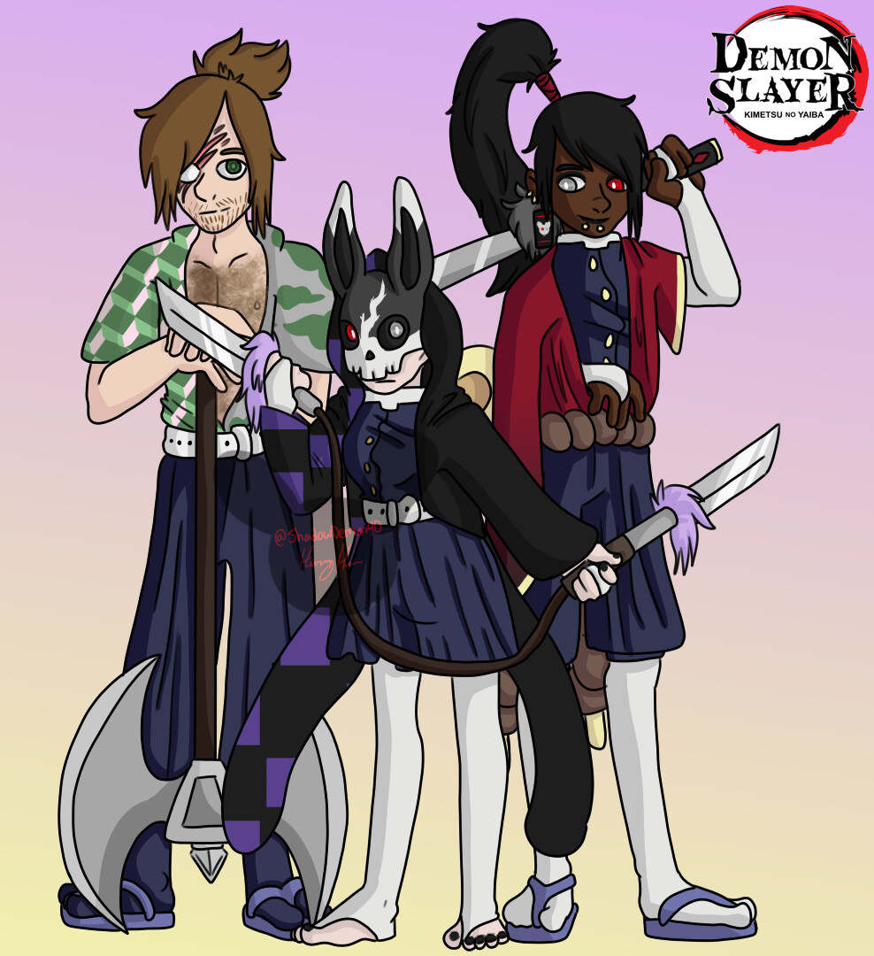 ArtStation - Demon Slayer {Cross Over}