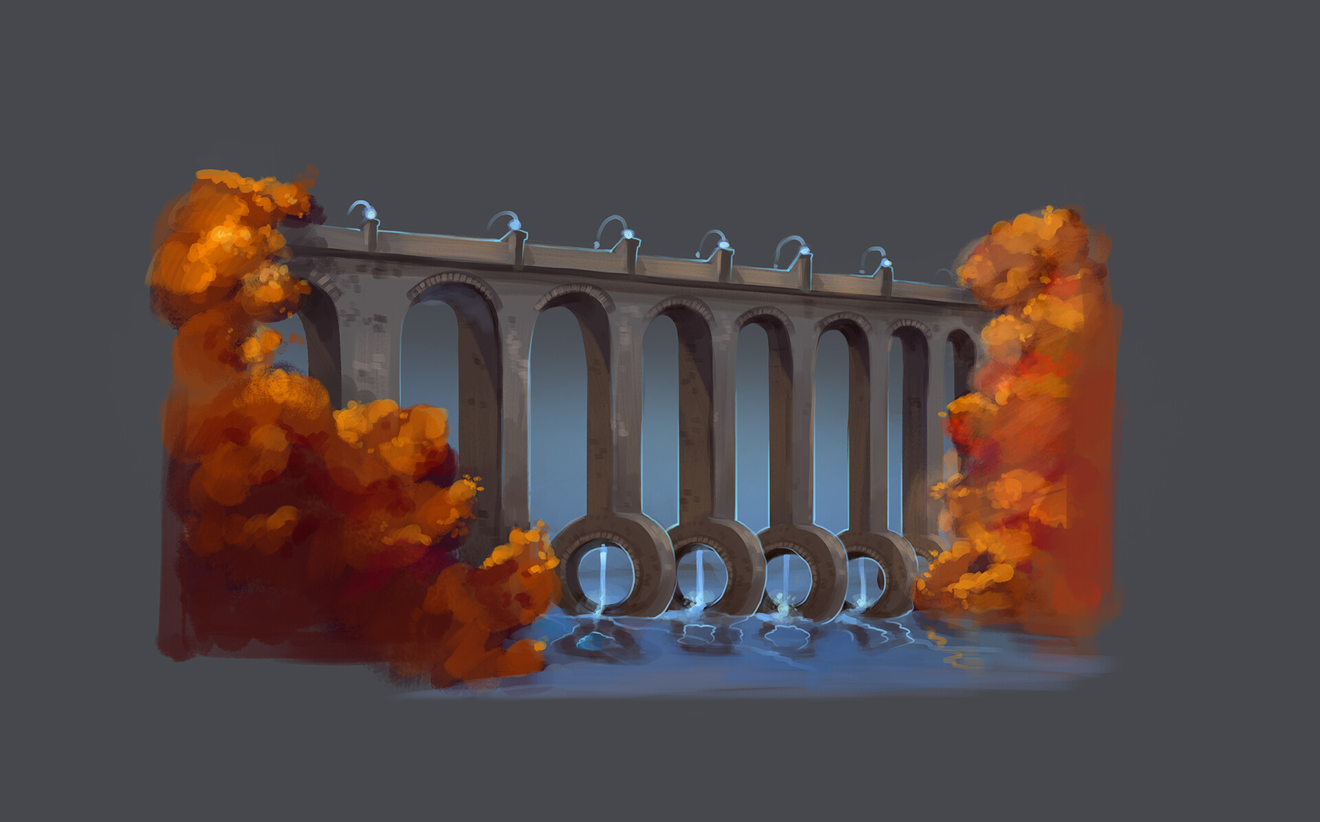 ArtStation - Stone Bridge