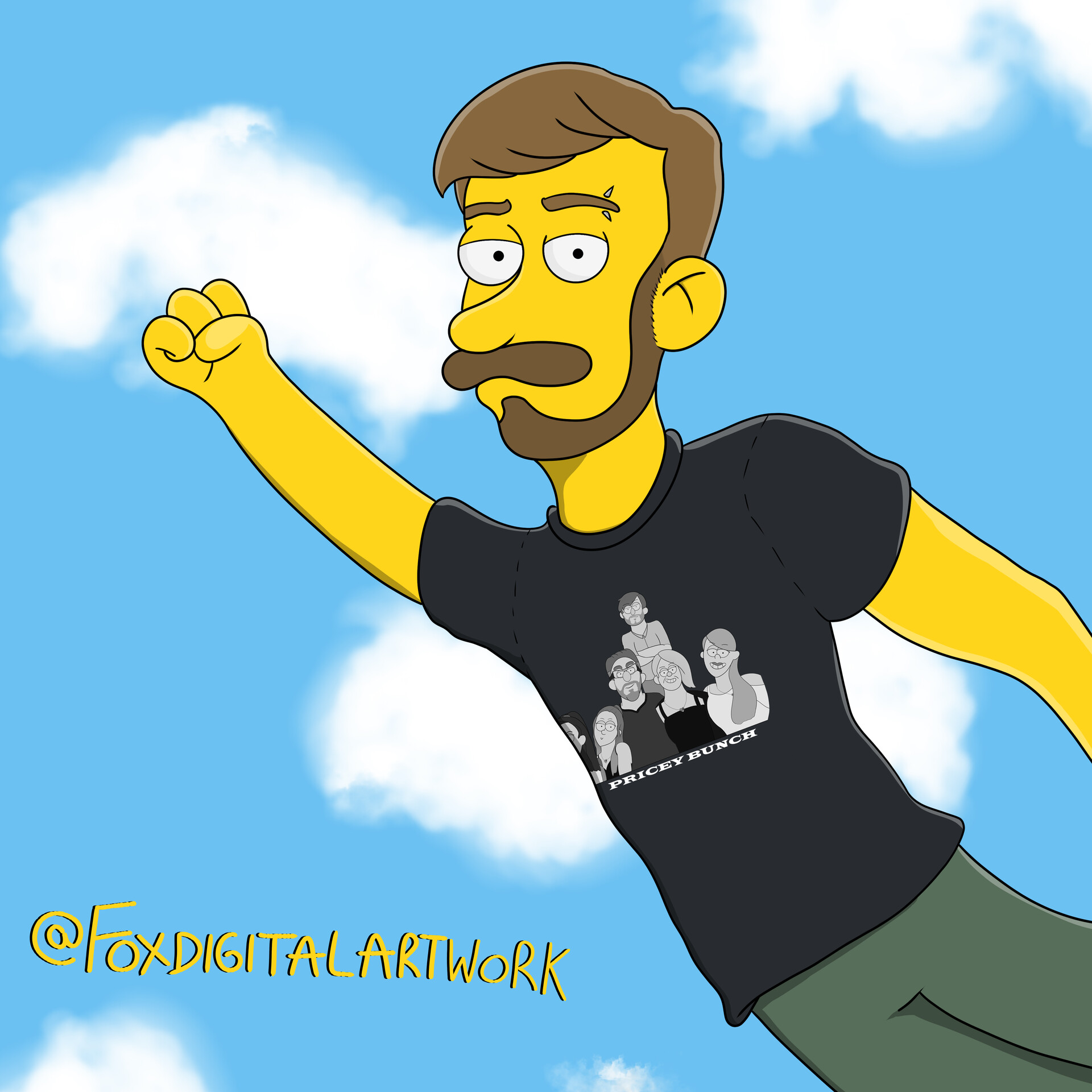 Ben - Me and my Best friend as Simpsons characters