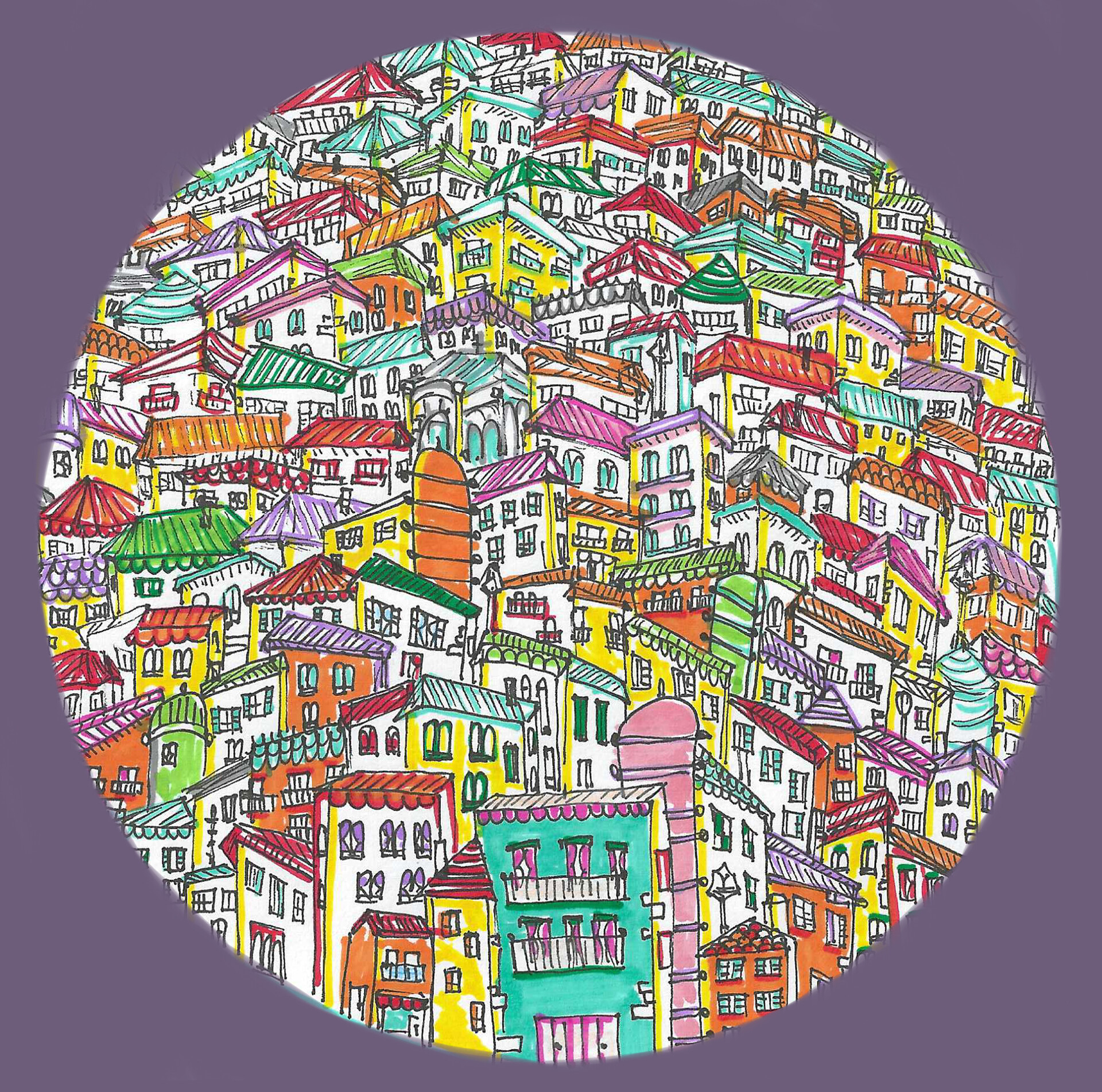 ArtStation - Colors in town