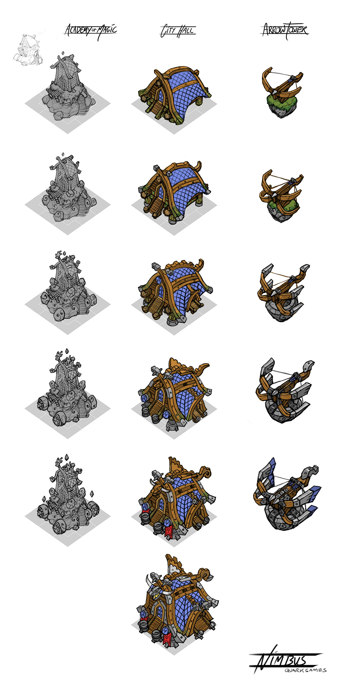 ArtStation - Isometric sketchery