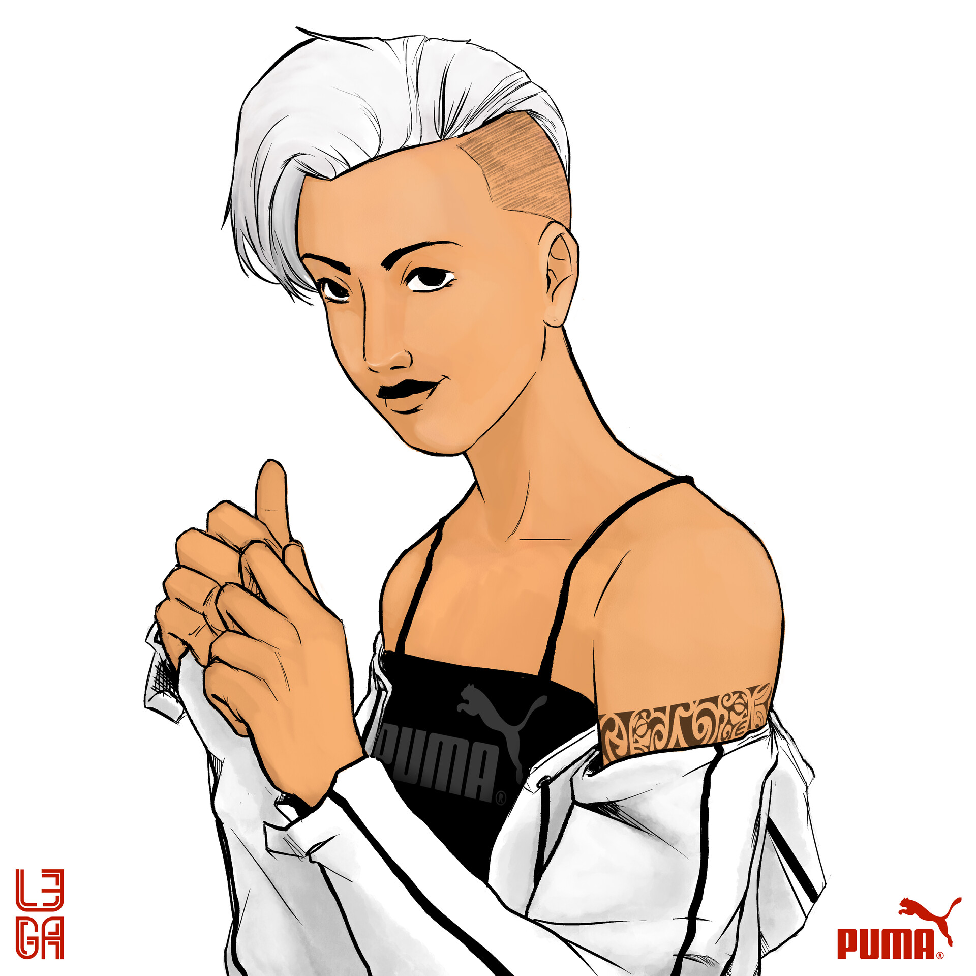 ArtStation - Sporty clothe - Puma