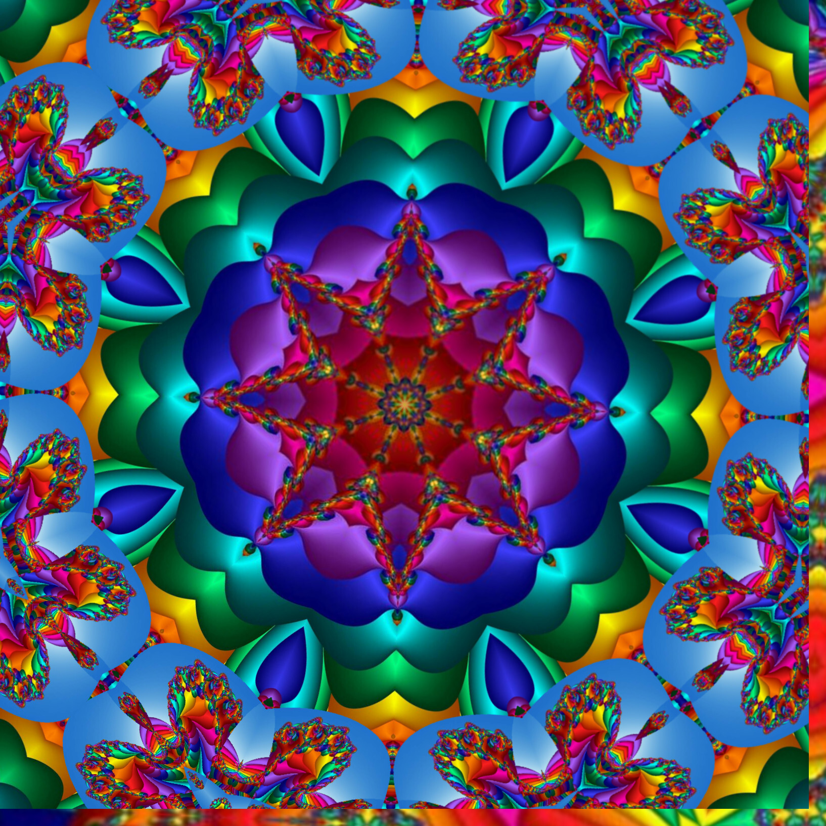Angela Hanley - Digital Kaleidoscopes and Mandalas