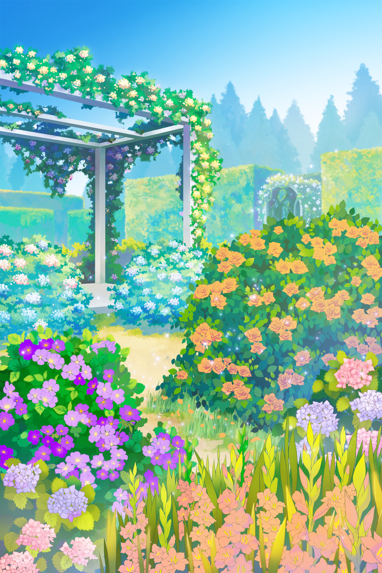 jinny lee - Mystic Messenger_Garden