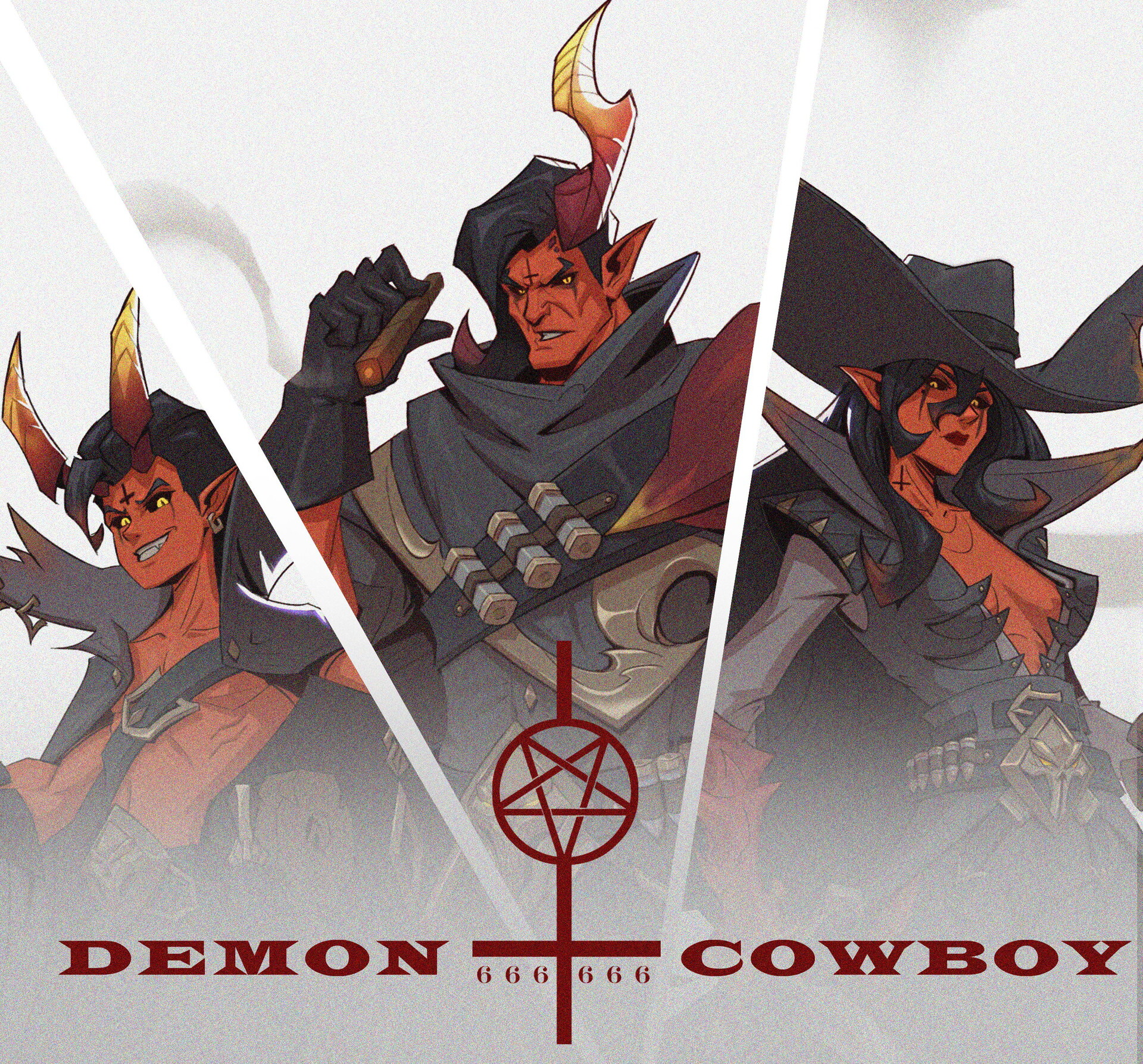 ArtStation - demon cowboy