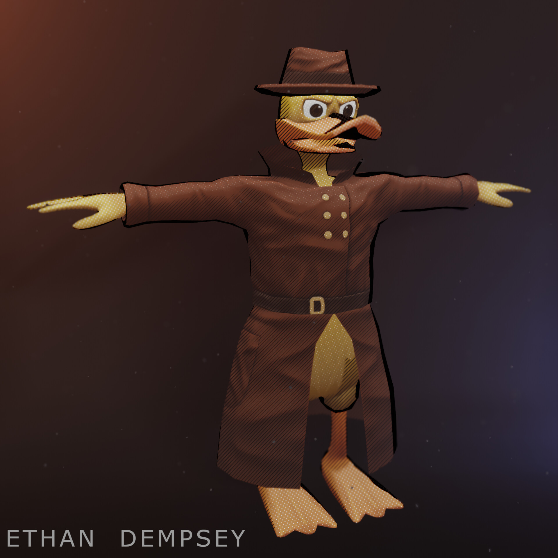 ArtStation - Ducktective [Concept Model]