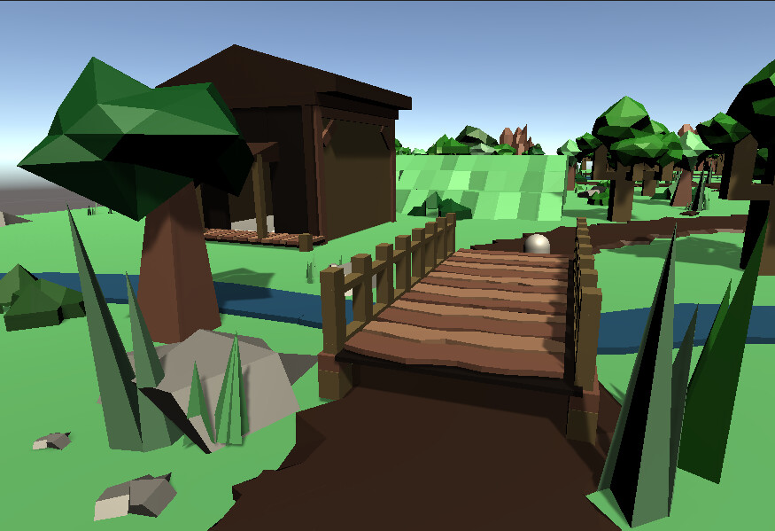 ArtStation - Low poly - Grasslands