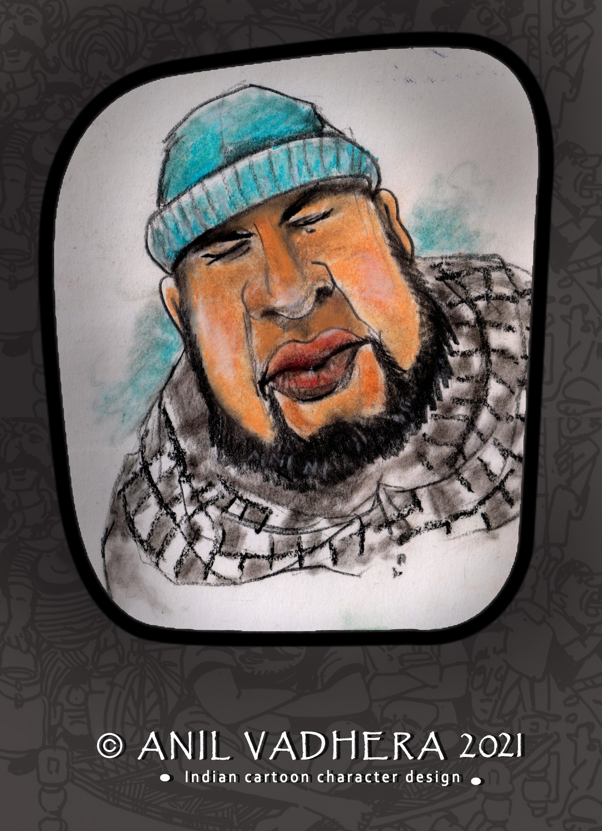 ArtStation - Indian Common Man Cartoon Character