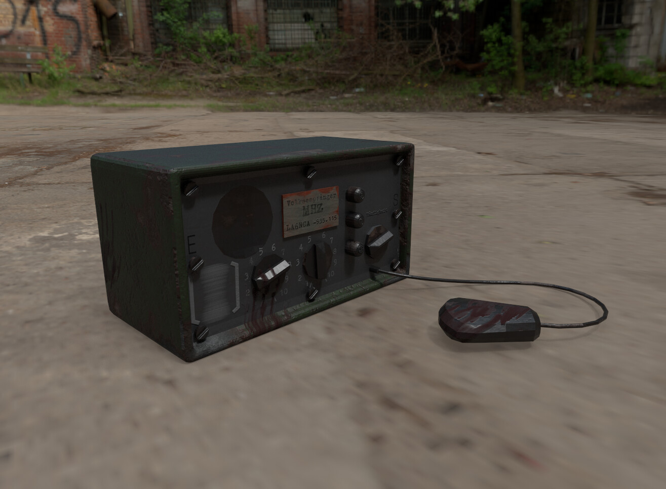 ArtStation - WW2 german radio