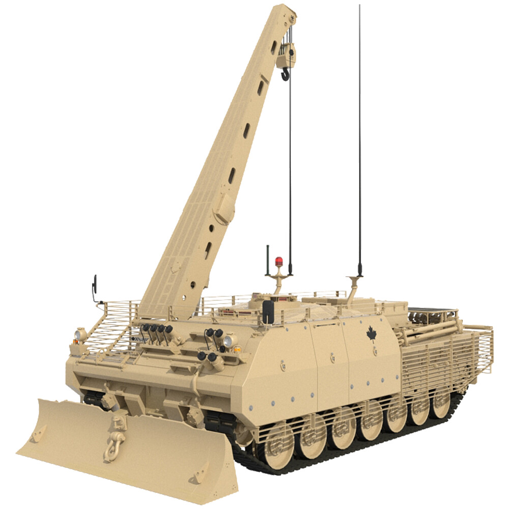 ArtStation - Leopard Wisent 2 ARV Canadian