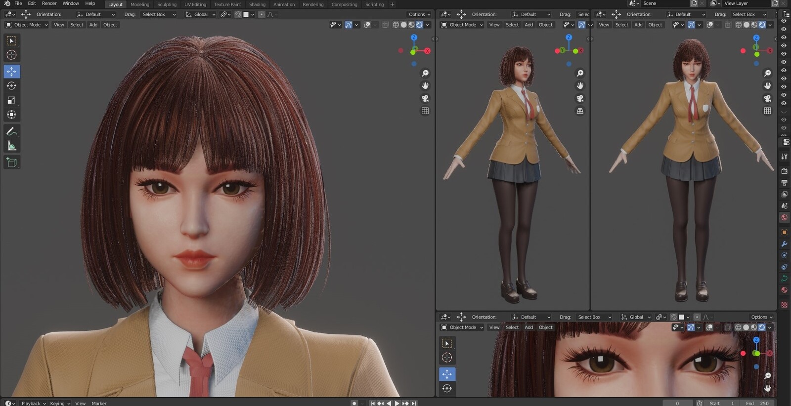FlyCat Fly - Fan art in real-time render