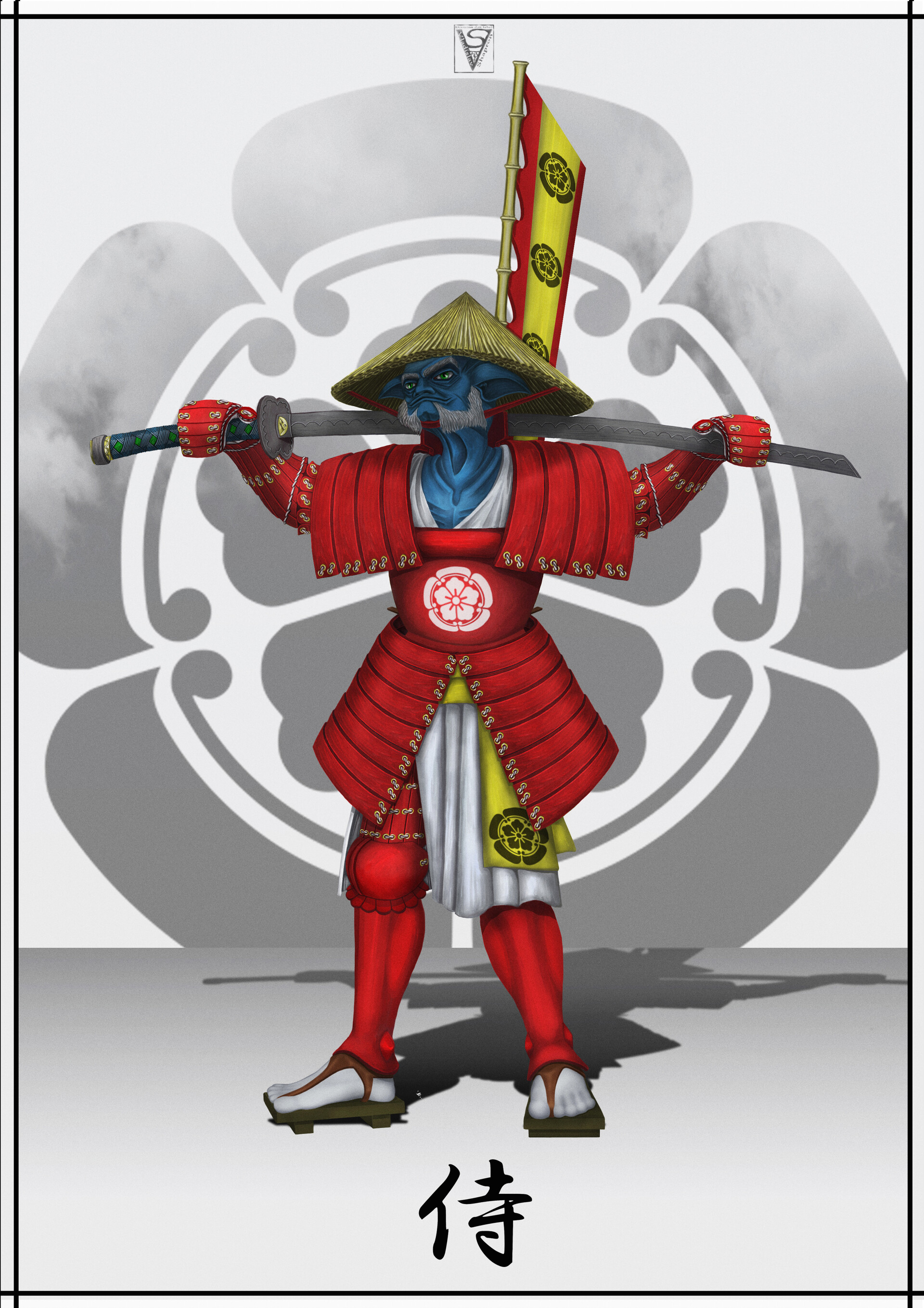 ArtStation - Samurai Kado of the Oda clan