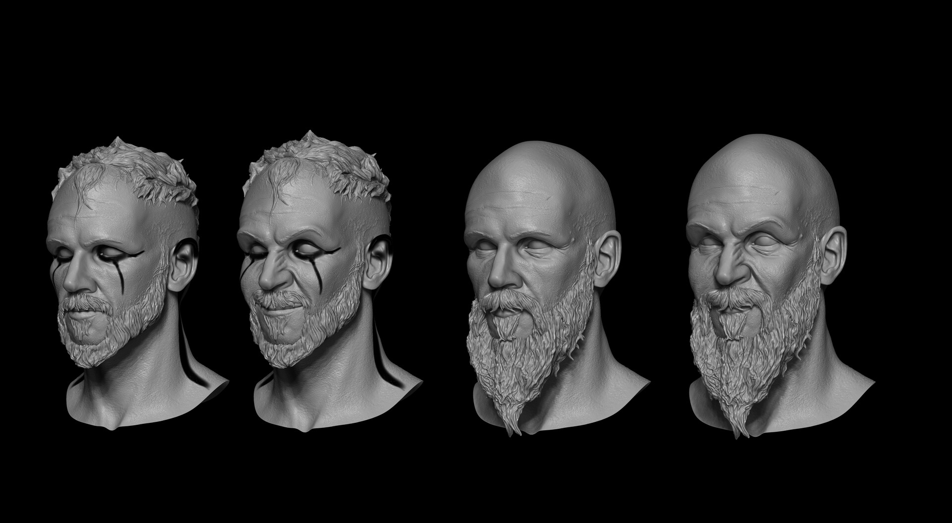 ArtStation - Floki headsculpt (Gustaf skarsgård)