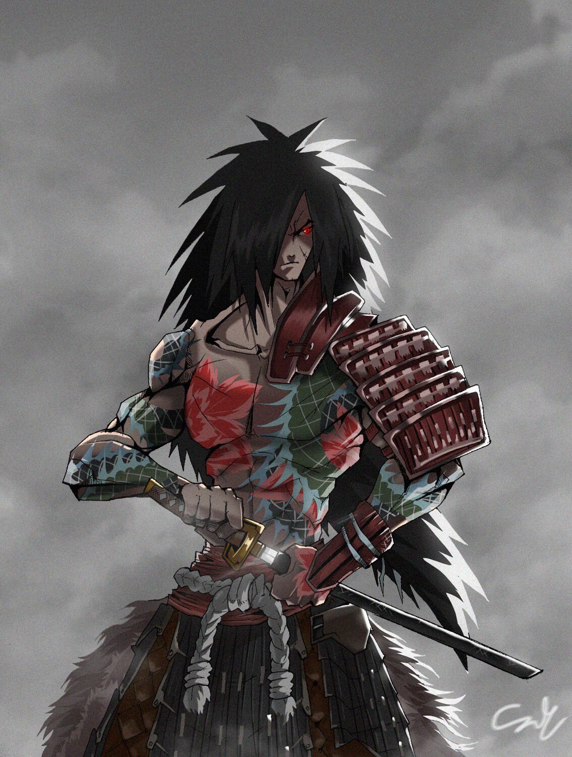 ArtStation - Madara Uchiha Artwork
