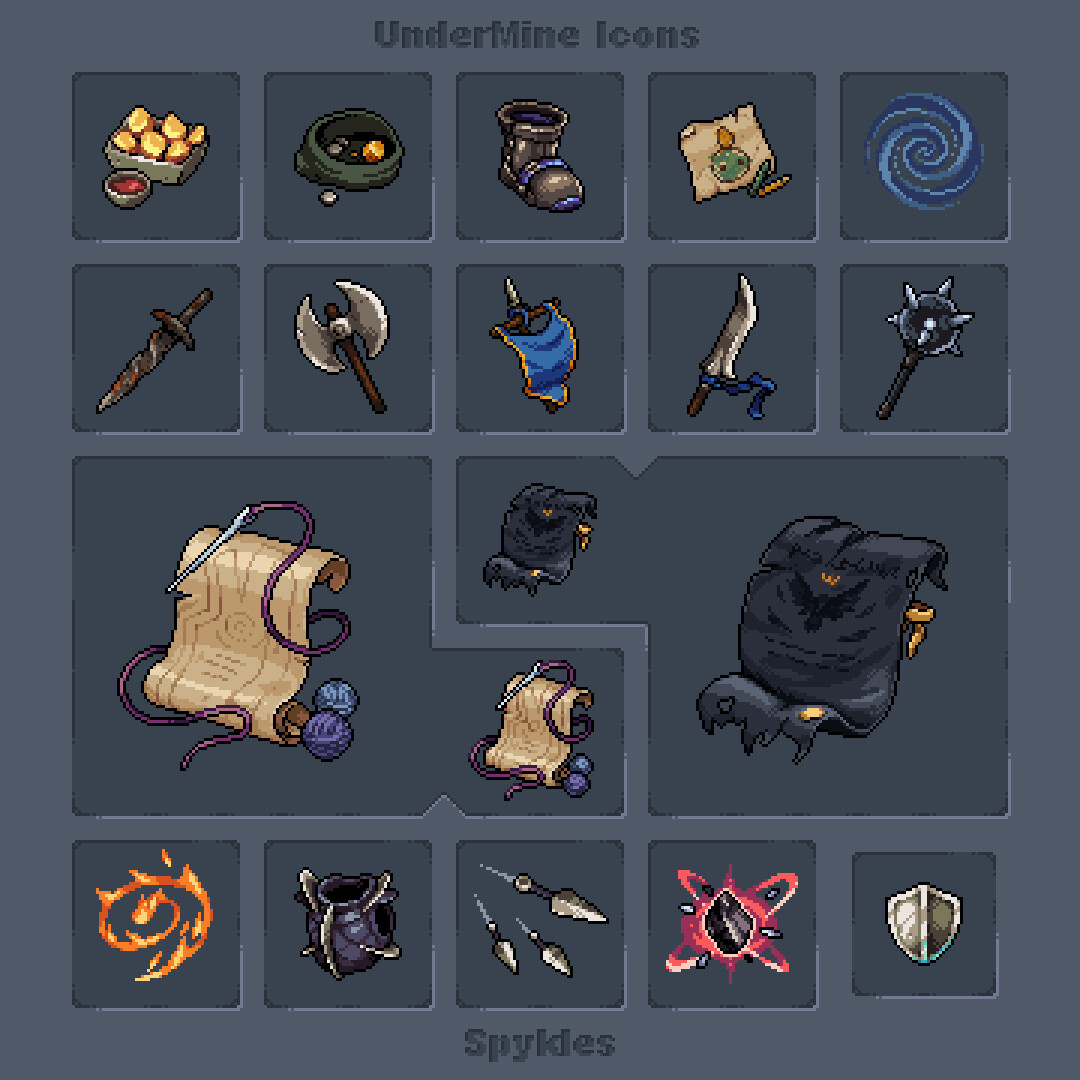 ArtStation - UnderMine Icons