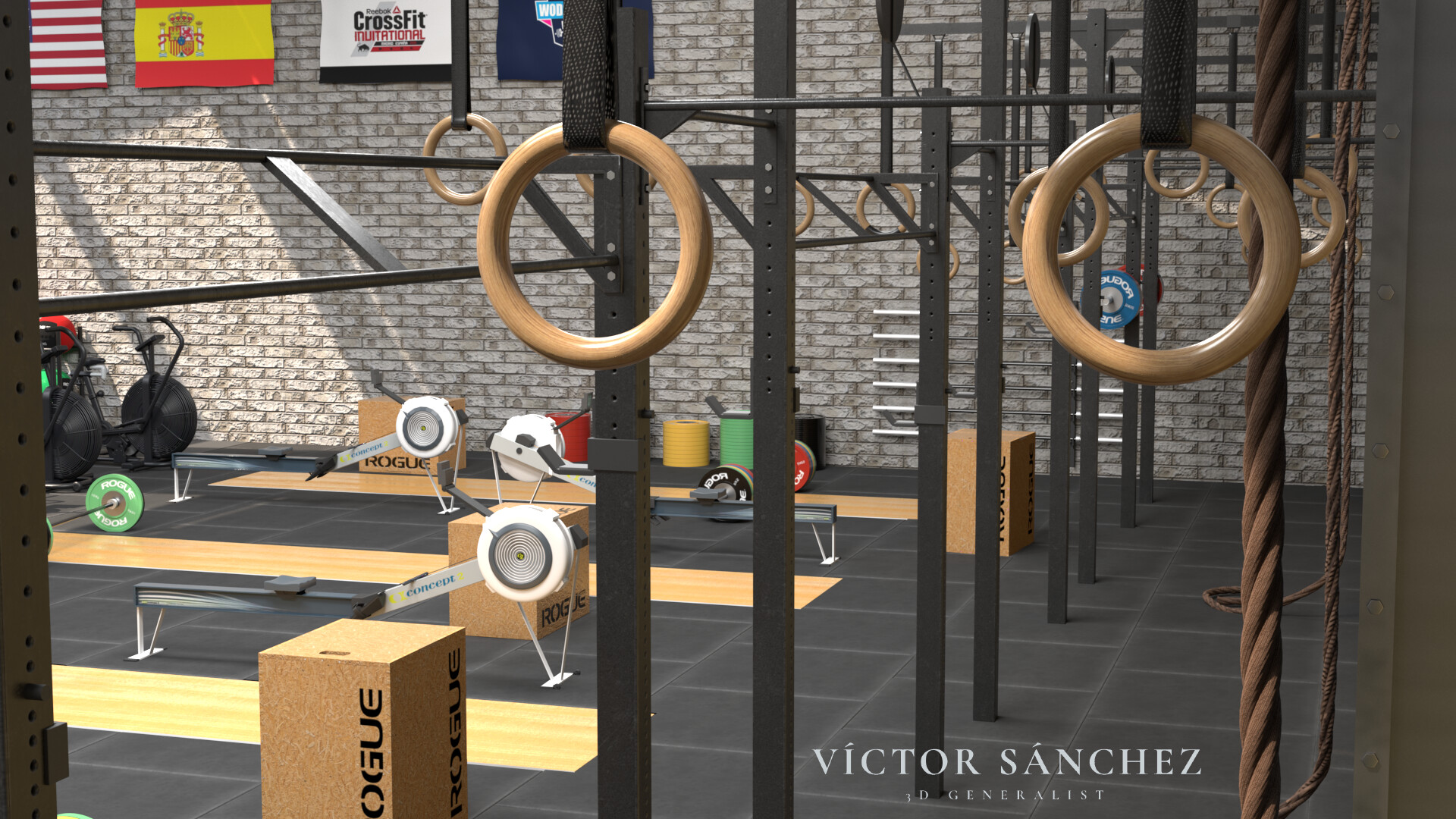 ArtStation - Crossfit Box