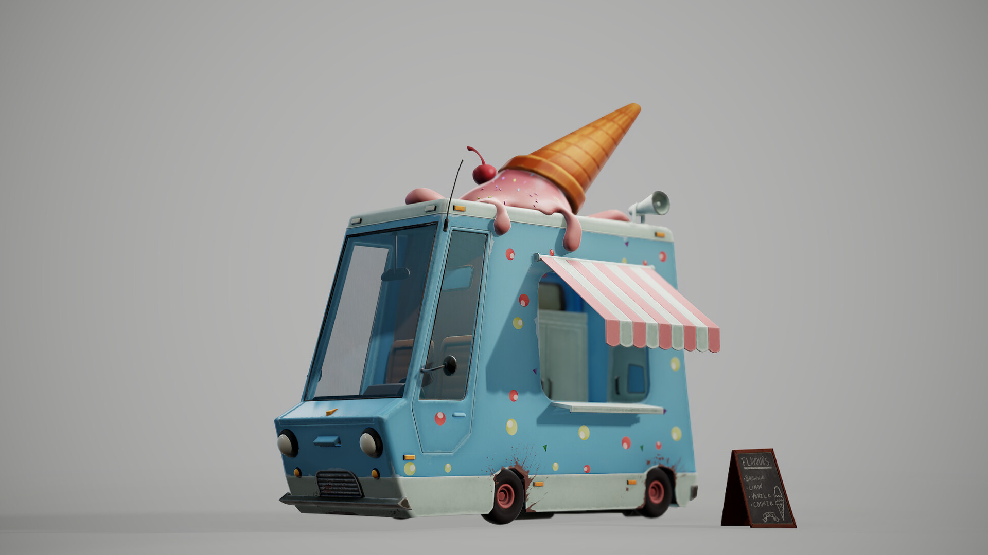 ArtStation - Ice Cream Van