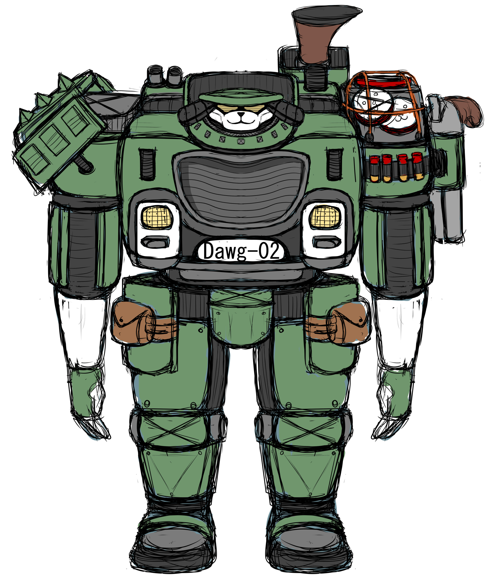 ArtStation - Lancer Mecha