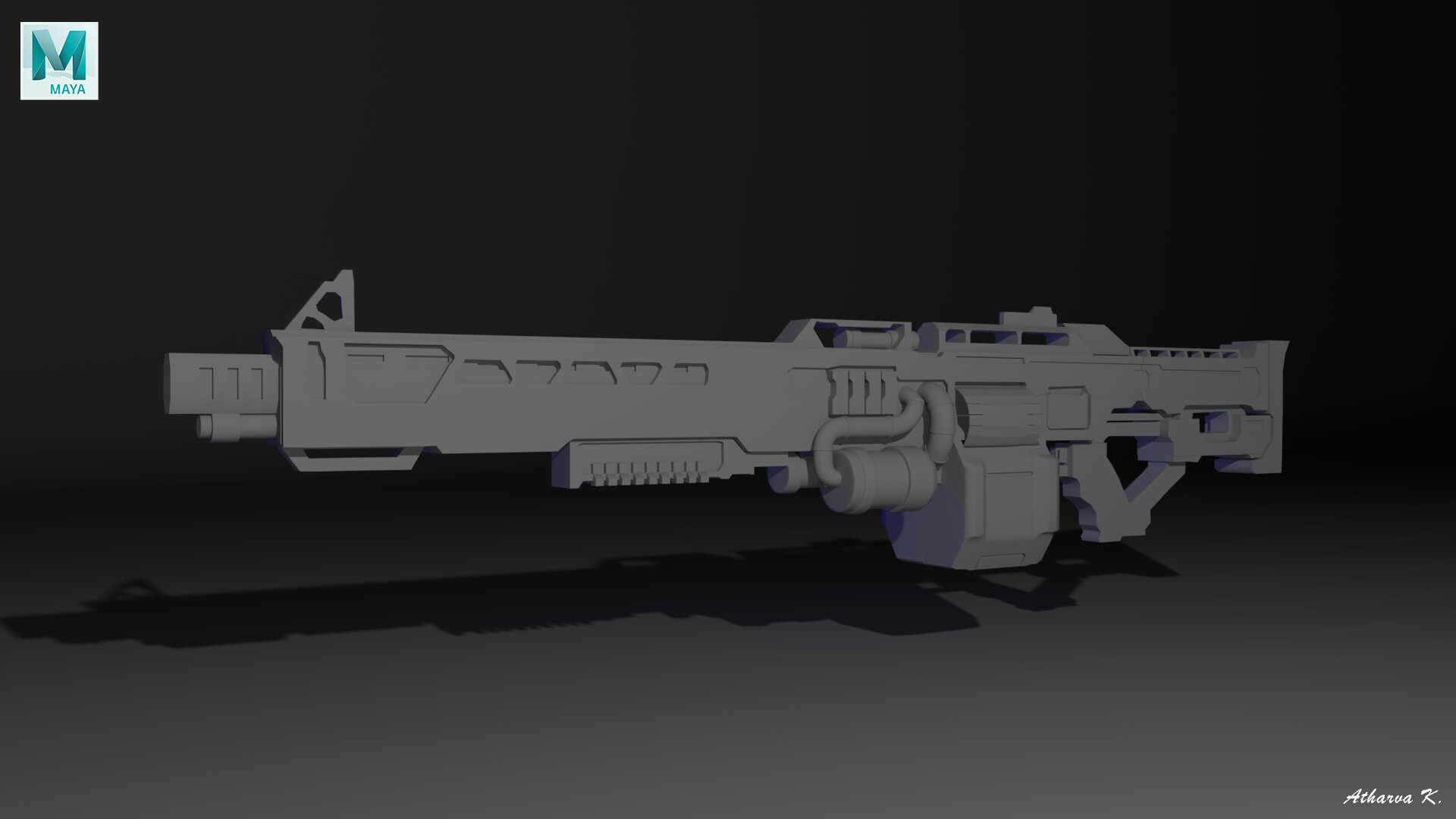ArtStation - Modified Gun