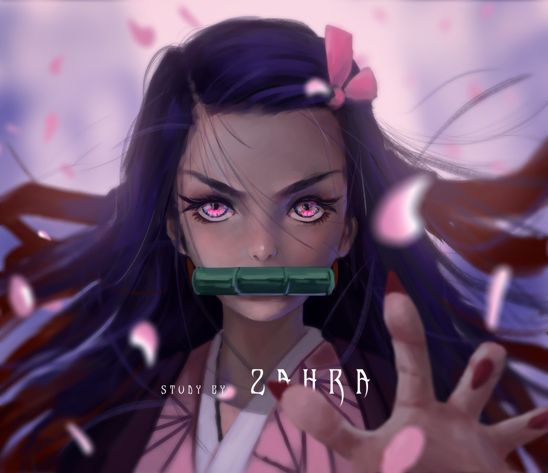 ArtStation - Wlop's Nezuko